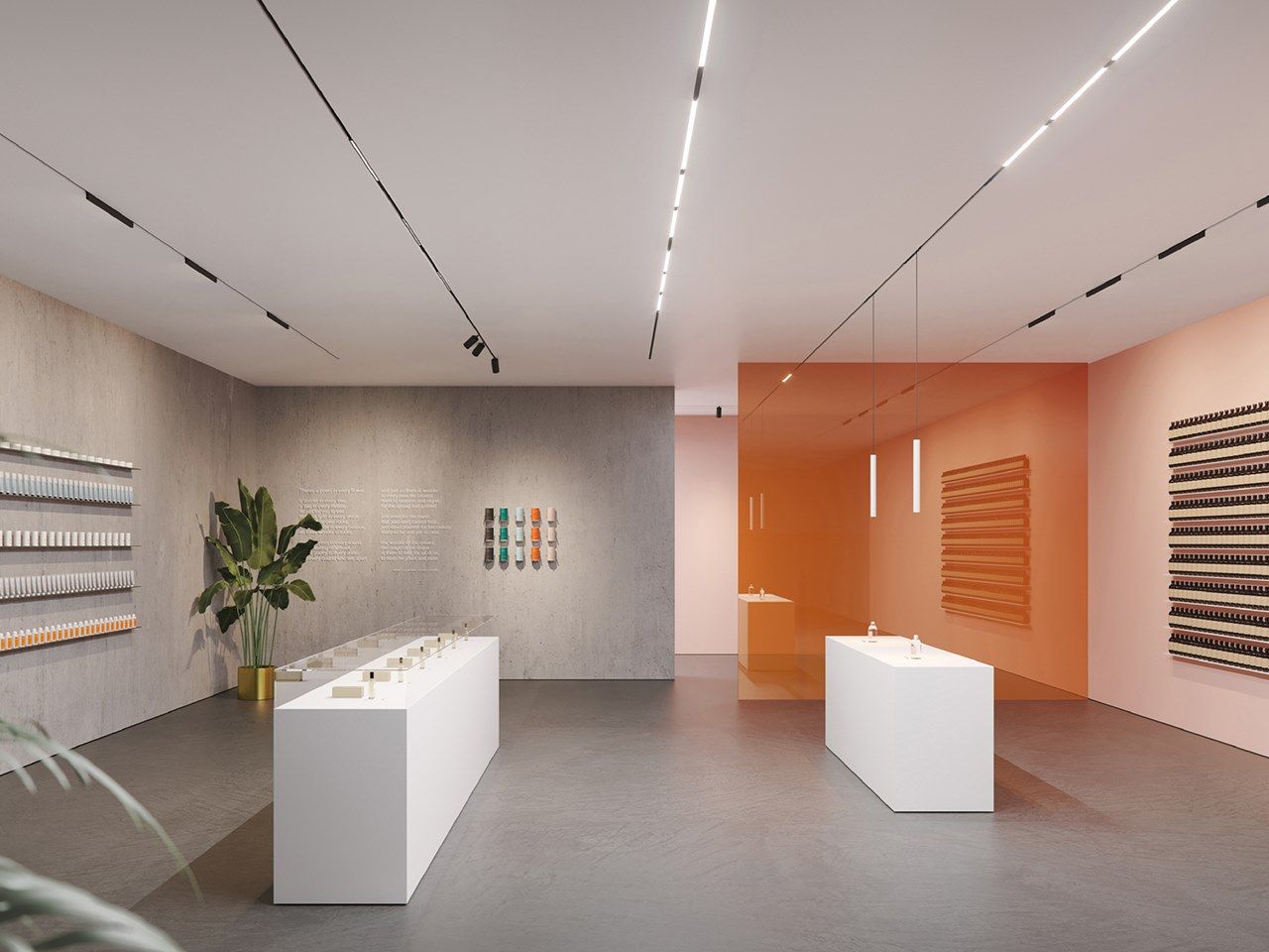 INCLINE LED aluminium track-Light By Reggiani