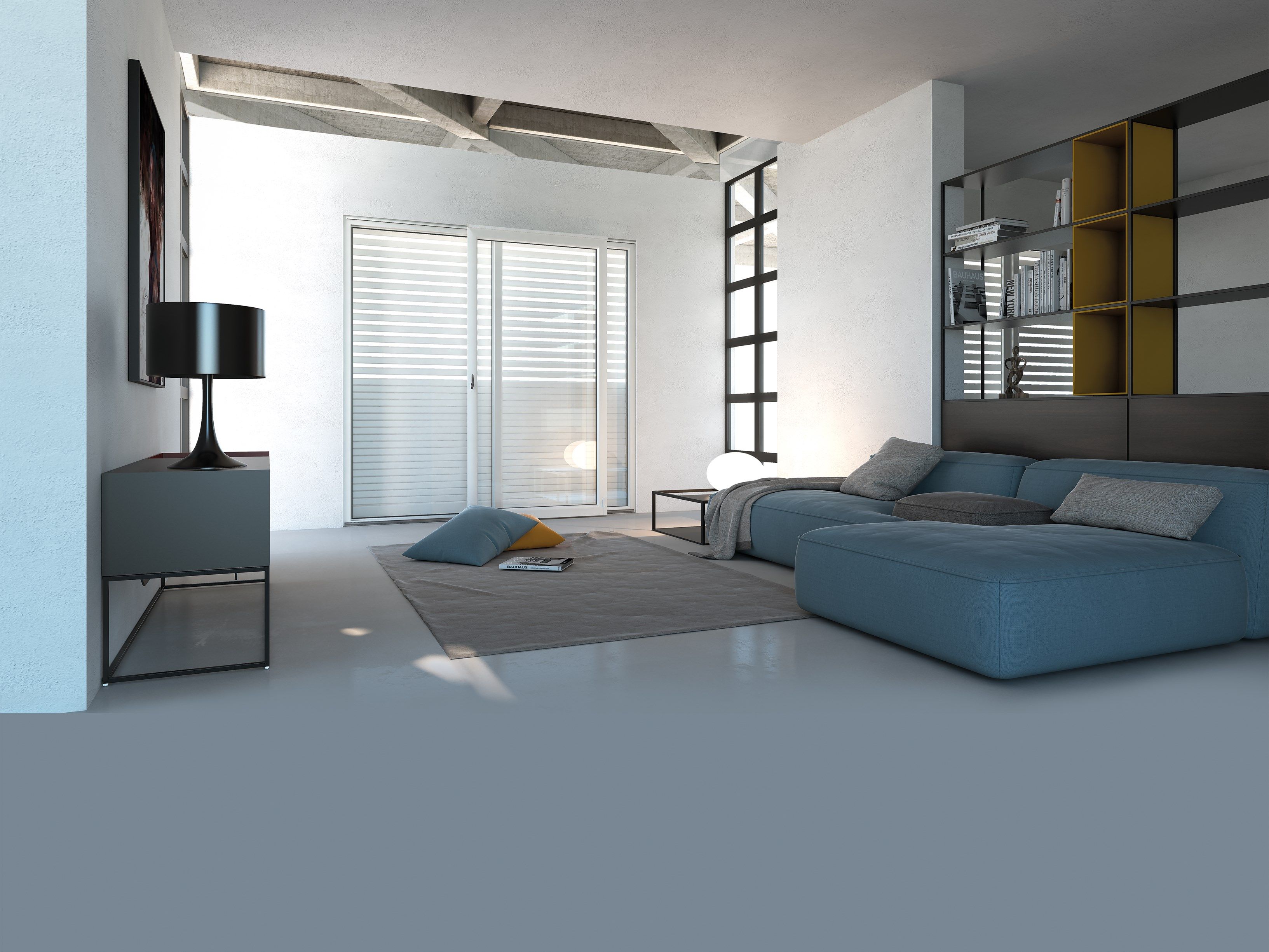 Aluminium solar shading / security bar INCOBLIND By IN.CO.VAR.