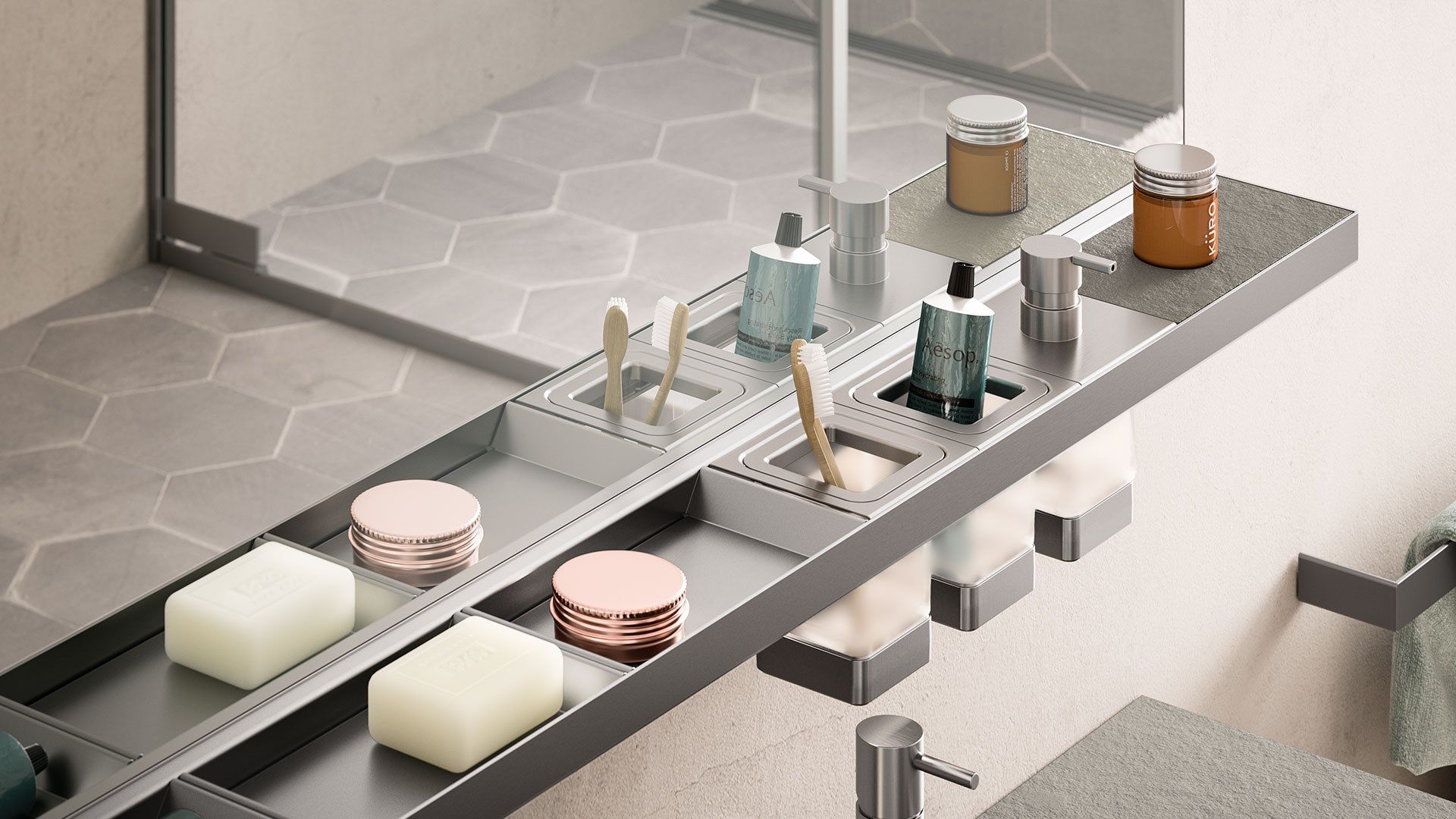 INDISSIMA Bathroom furniture set By INDA® | design Matteo Thun ...