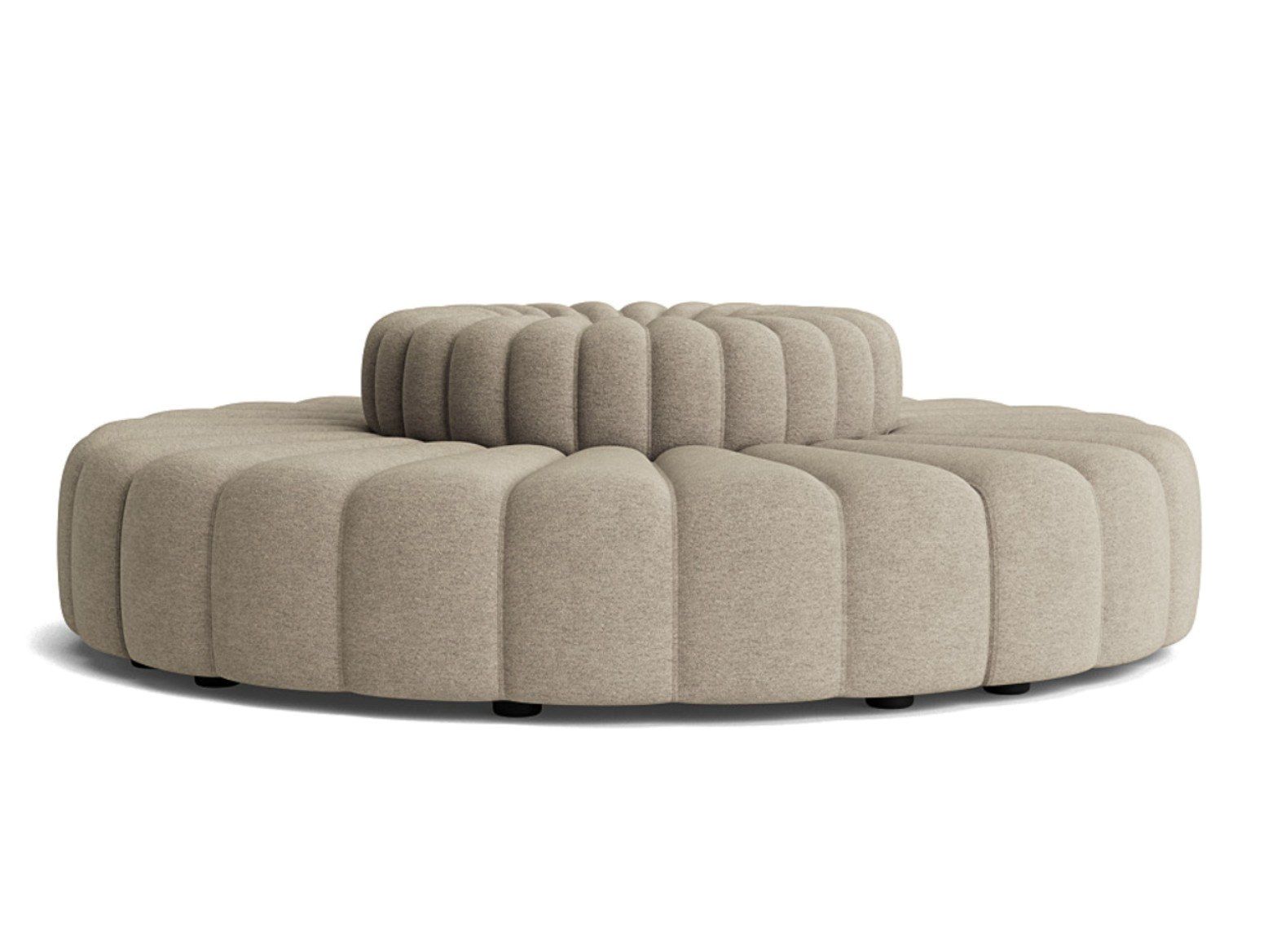 STUDIO 7 Curved modular fabric sofa By NORR11