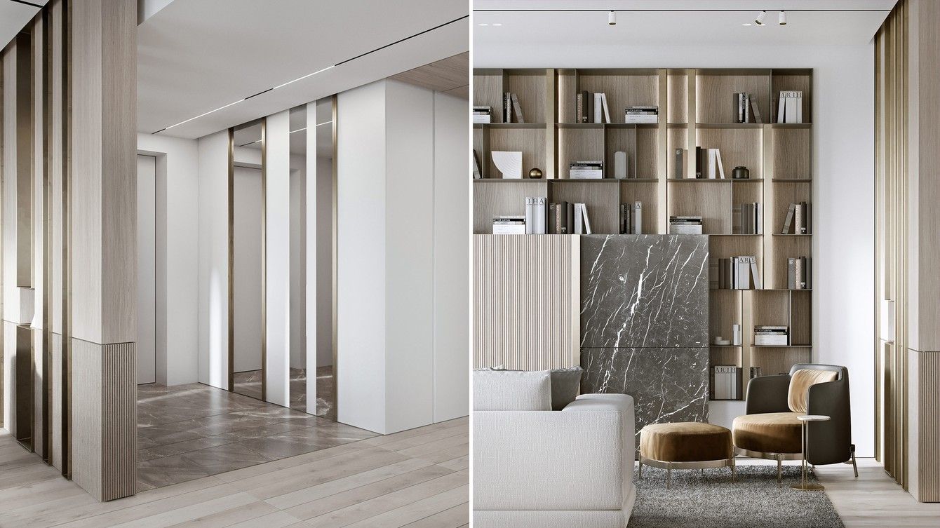 LED recessed track-Light INF LINE By Centrsvet