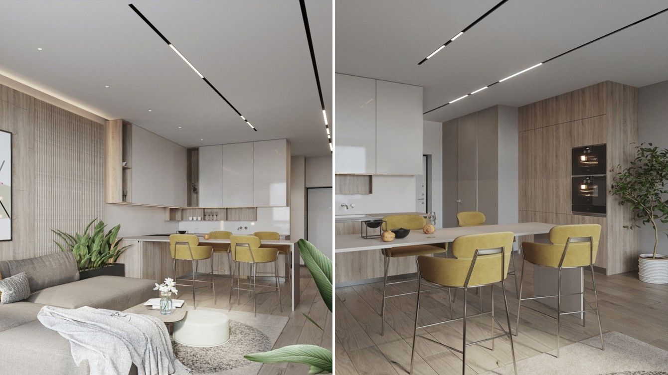 LED recessed track-Light INF LINE By Centrsvet