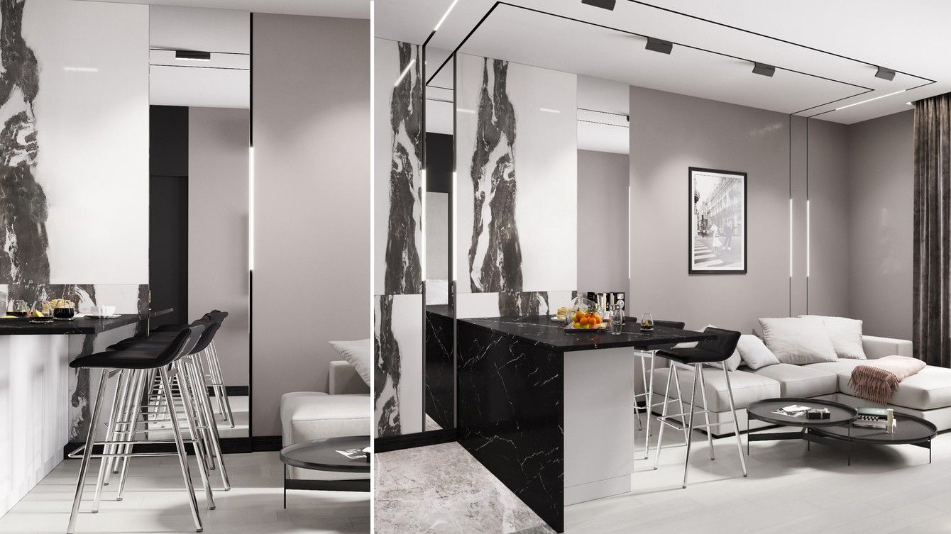 LED recessed track-Light INF LINE By Centrsvet