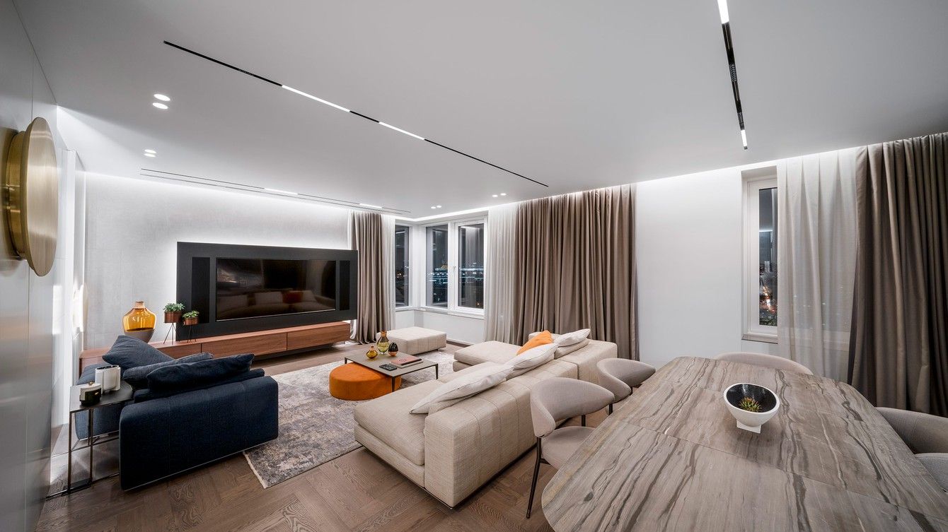 LED recessed track-Light INF LINE By Centrsvet