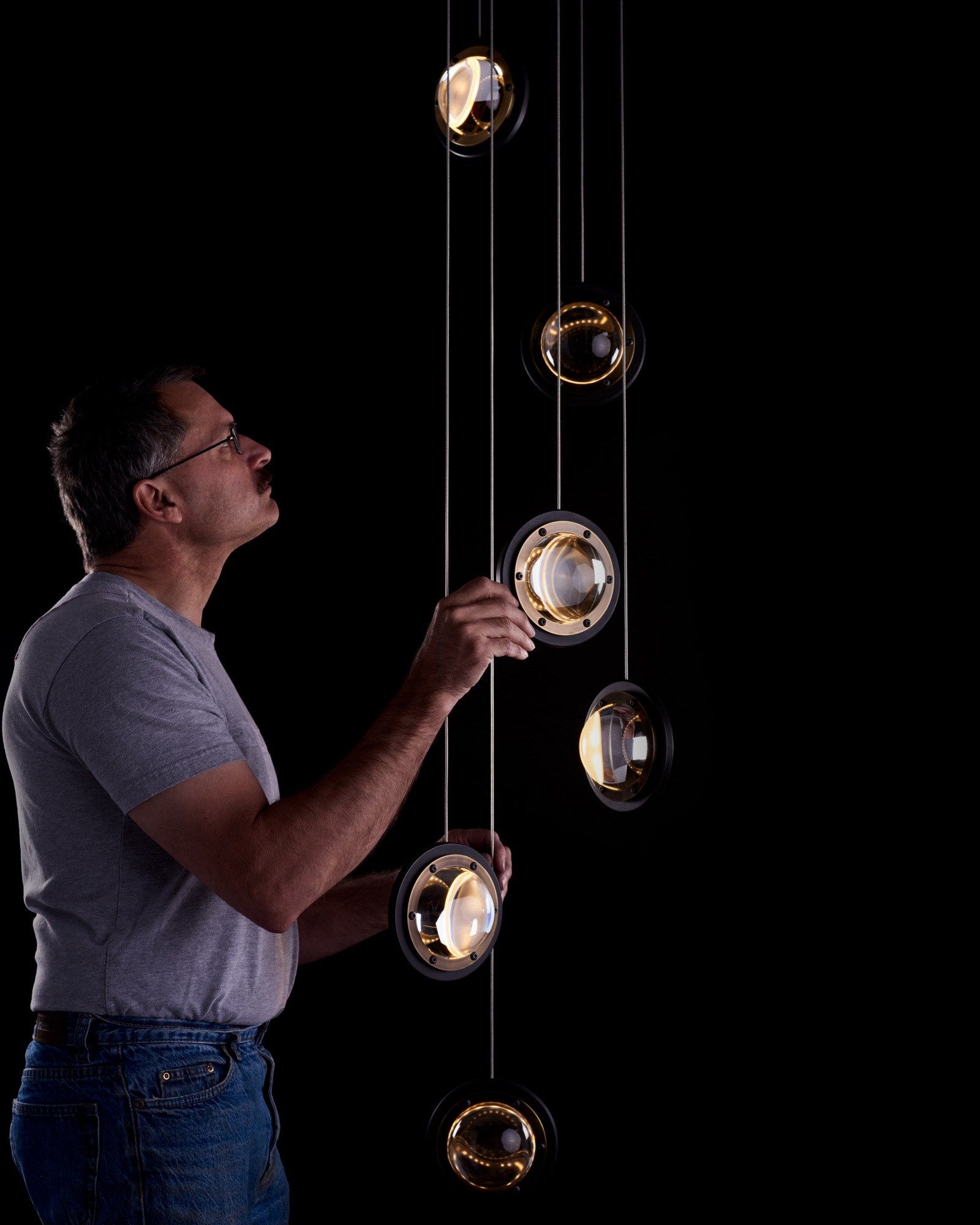 INFINITY 1519 | Pendant lamp By Karice Lighting design Maurice Laurent Dery