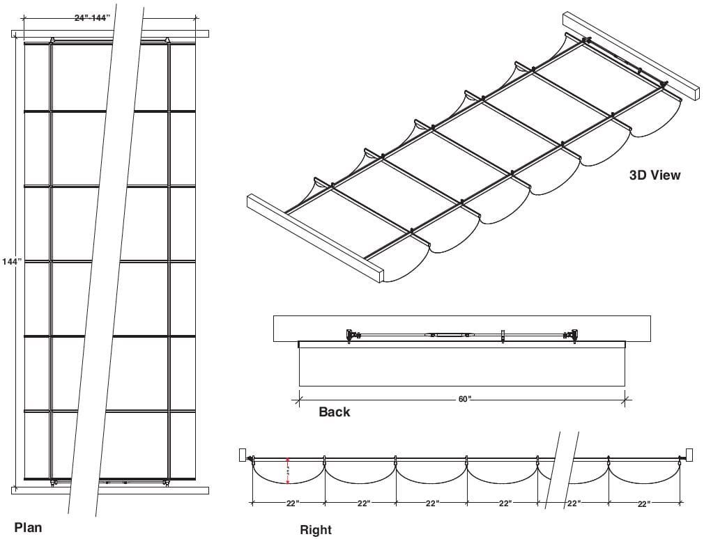INFINITY CANOPY TYPICAL Tenda da sole By INFINITY CANOPY