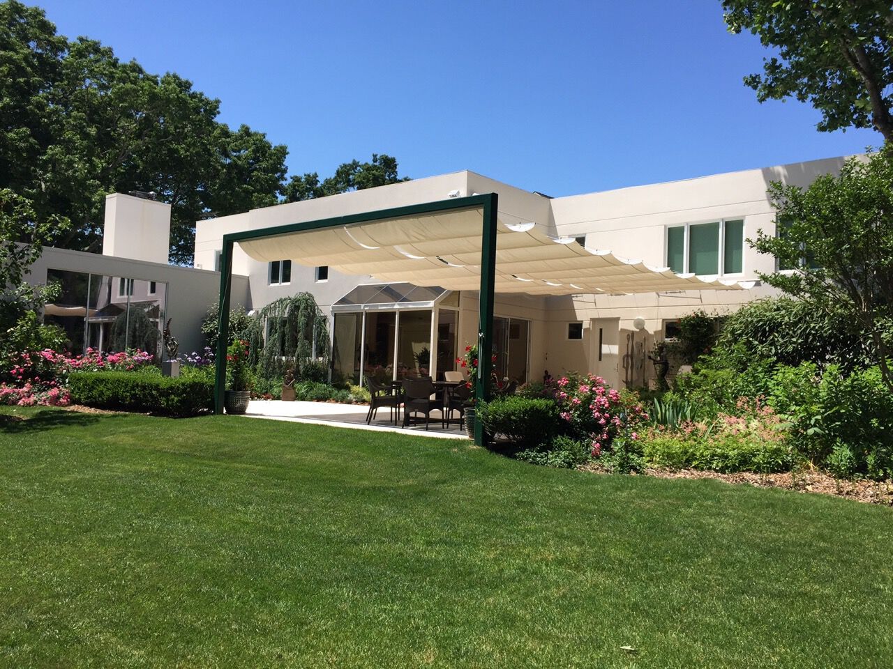 MODULAR SHADE STRUCTURES Pergola By INFINITY CANOPY