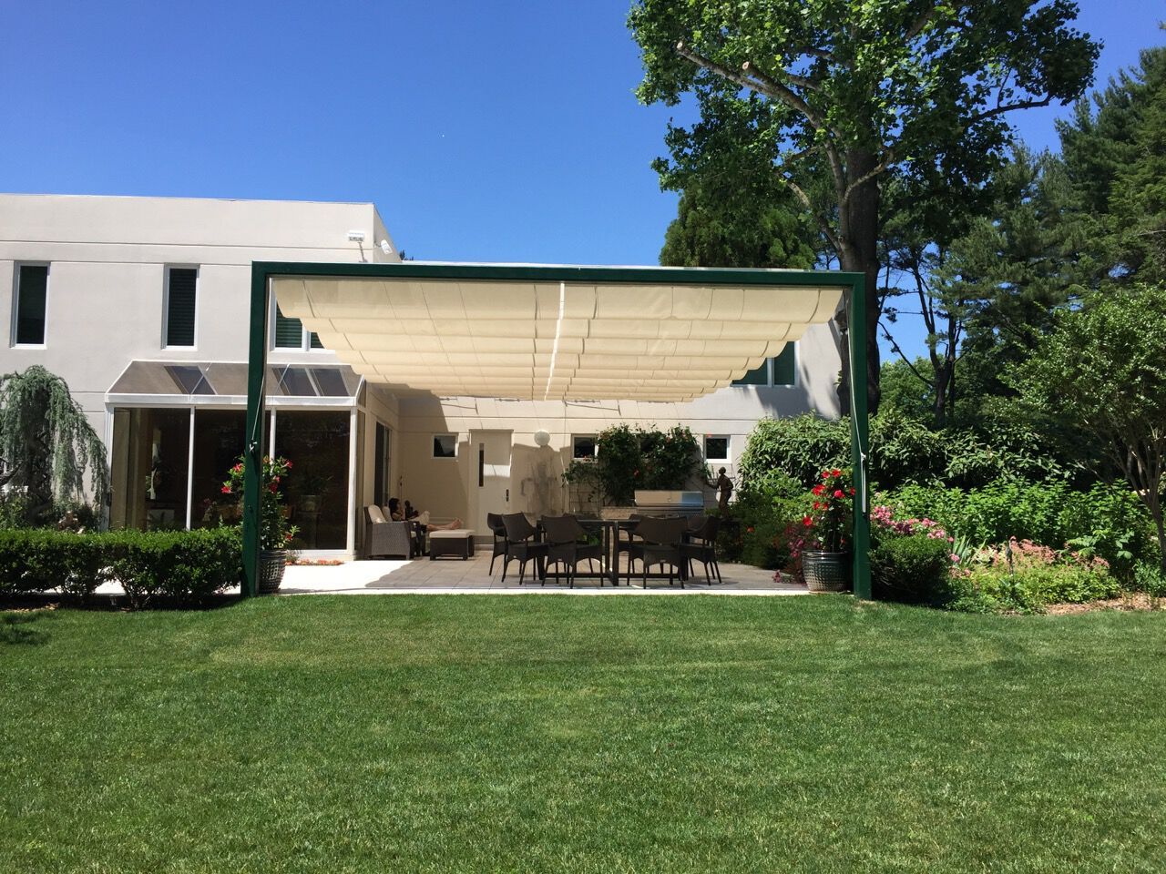 MODULAR SHADE STRUCTURES Pergola By INFINITY CANOPY