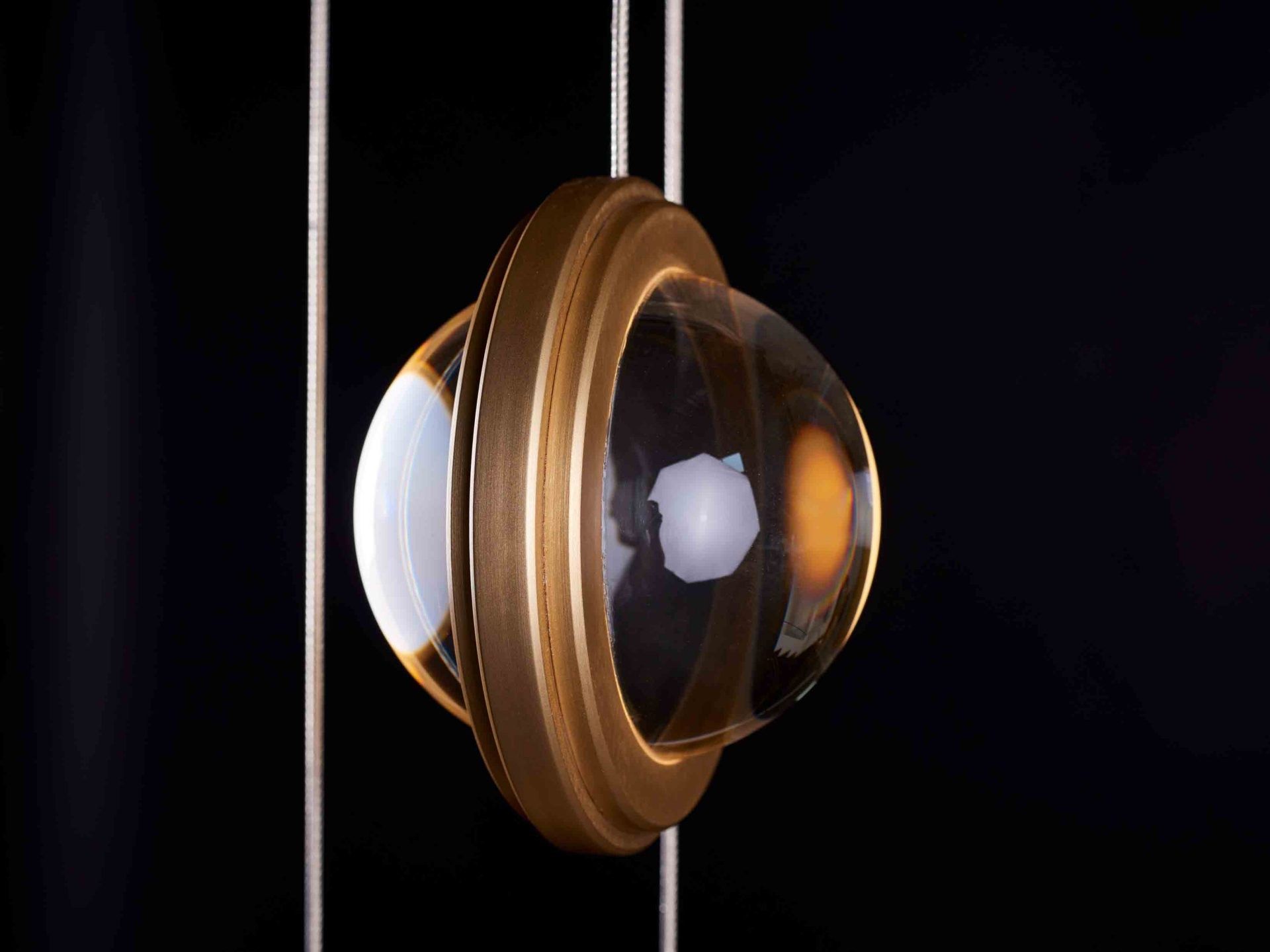 LED glass and aluminium pendant lamp INFINITY MODERN PENDANT Da Vinci ...