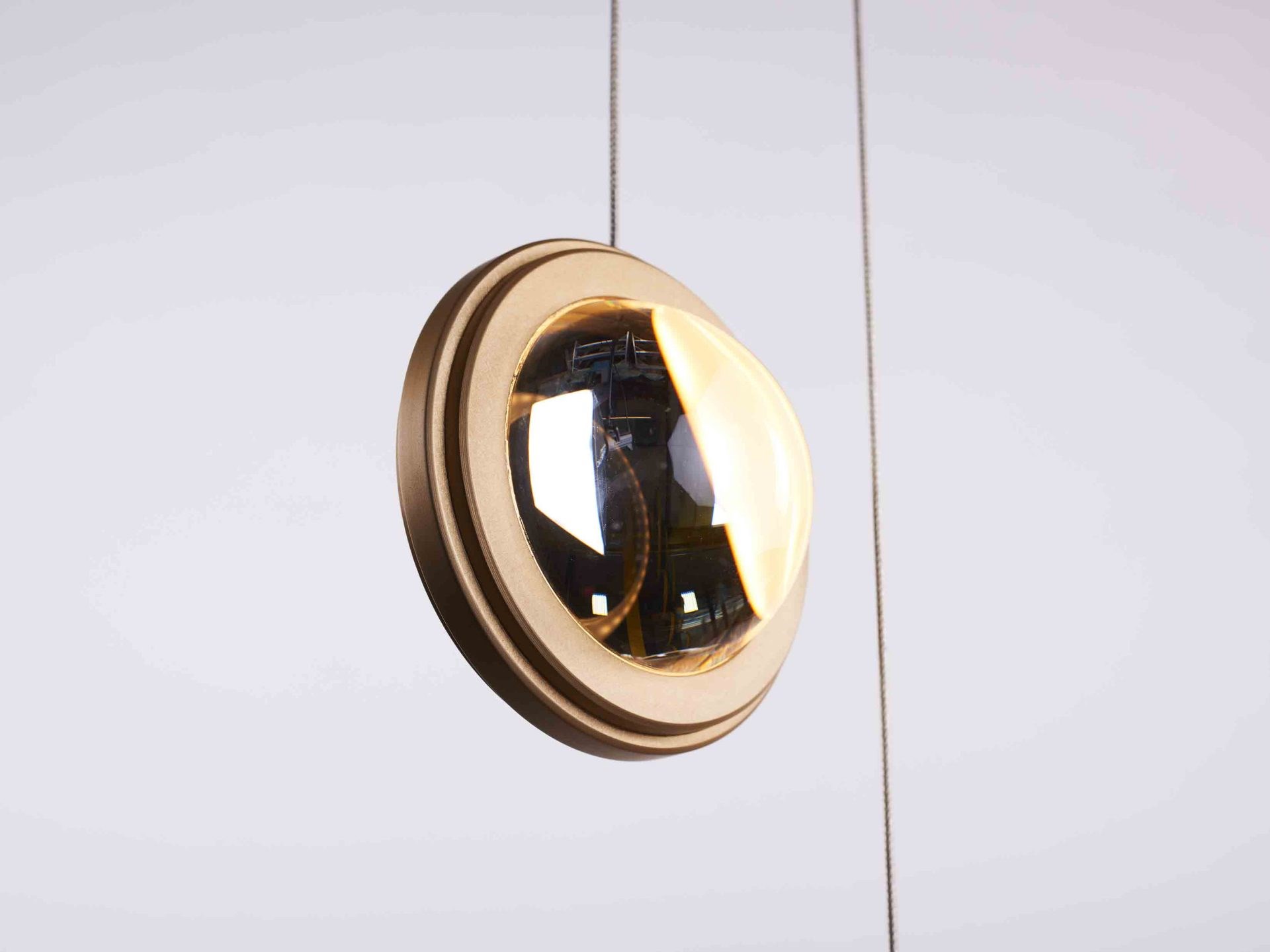 LED glass and aluminium pendant lamp INFINITY MODERN PENDANT Da Vinci ...