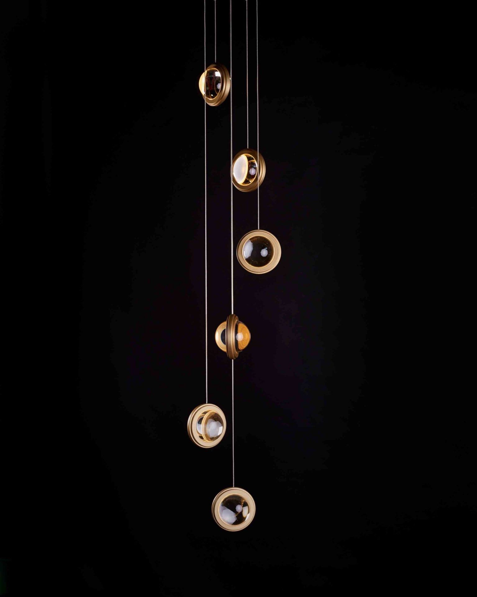 LED glass and aluminium pendant lamp INFINITY MODERN PENDANT Da Vinci ...