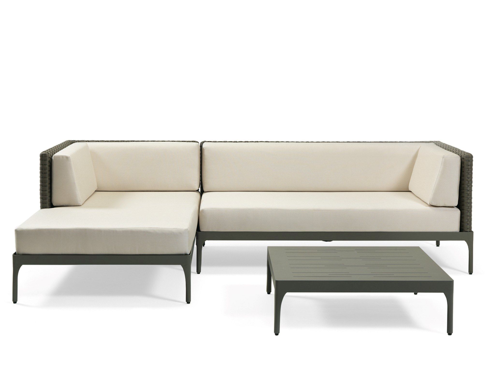 INFINITY Modular Ethimo LightWick® garden sofa By Ethimo