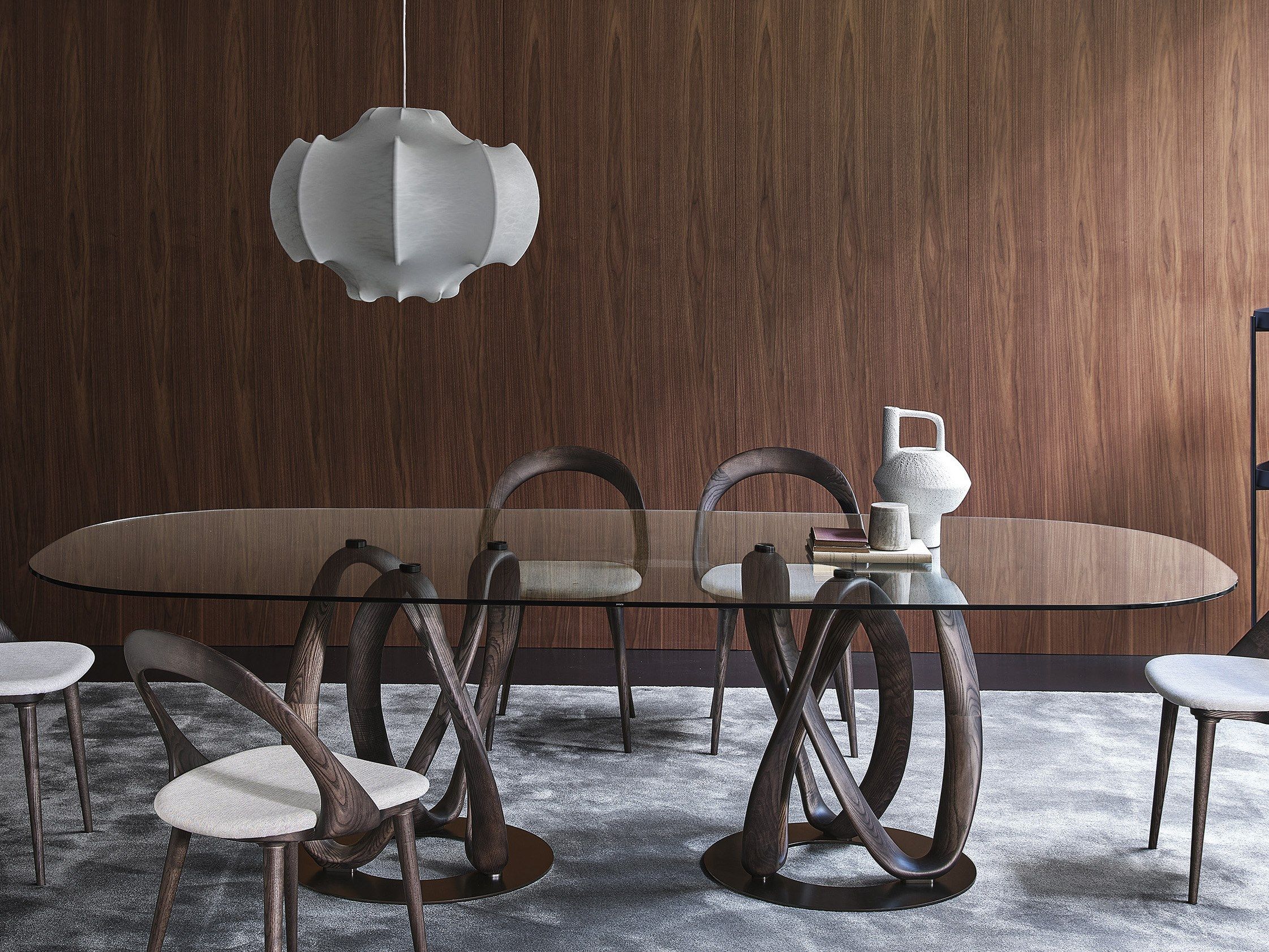 INFINITY | Oval table By Porada design Stefano Bigi