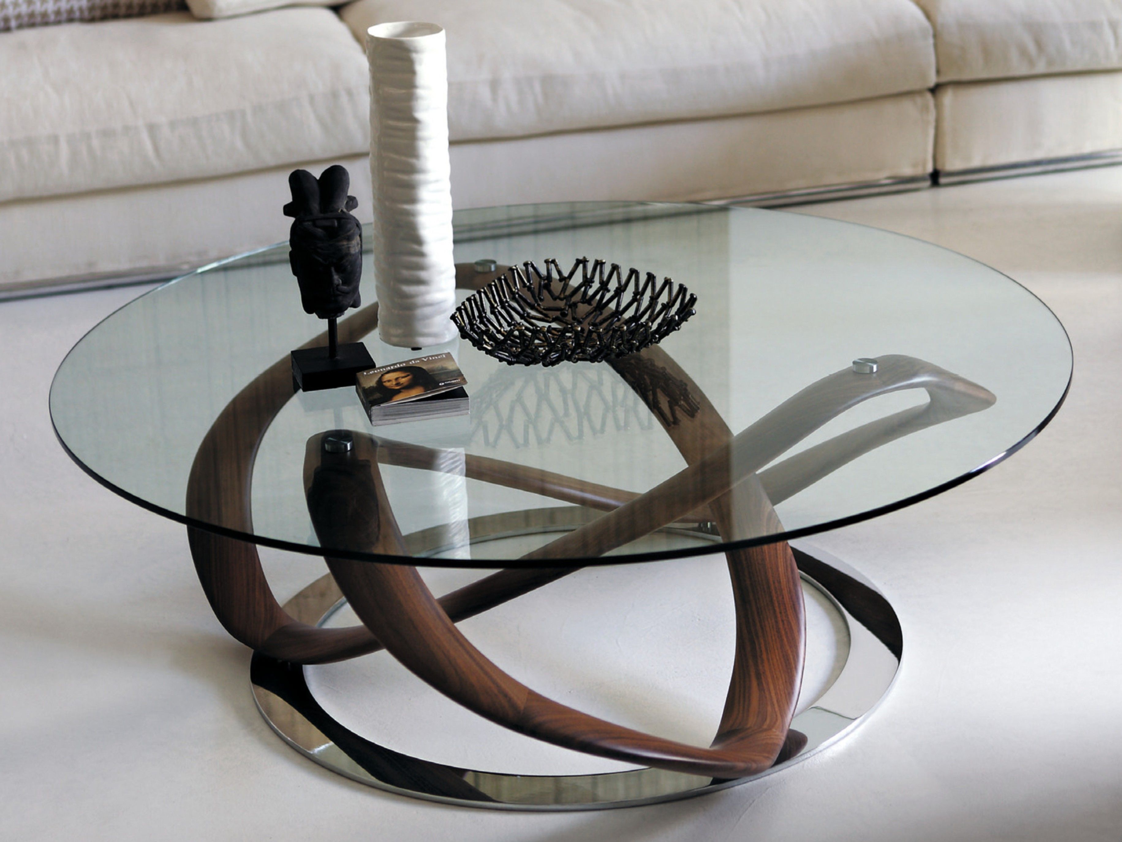 INFINITY | Round coffee table By Porada design Stefano Bigi