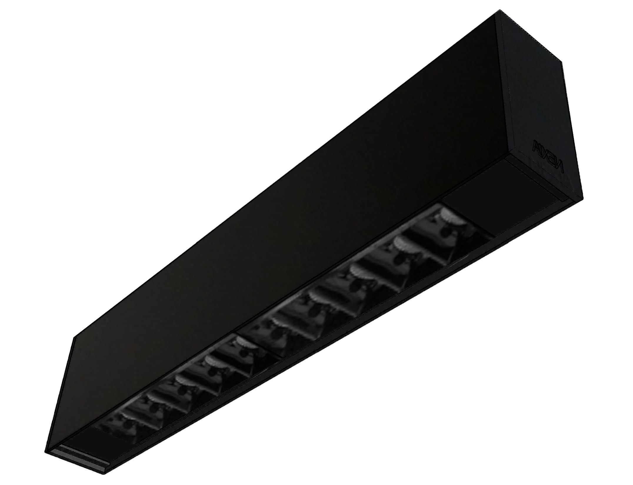 INFINITY S_DOWN LED rectangular aluminium spotlight By Nexia