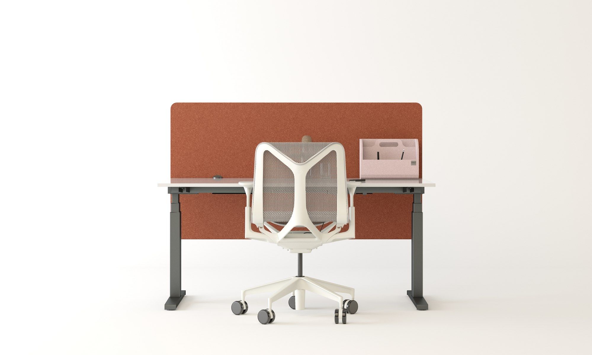INFRA Sound absorbing recycled plastic desktop partition By IMPACT ...