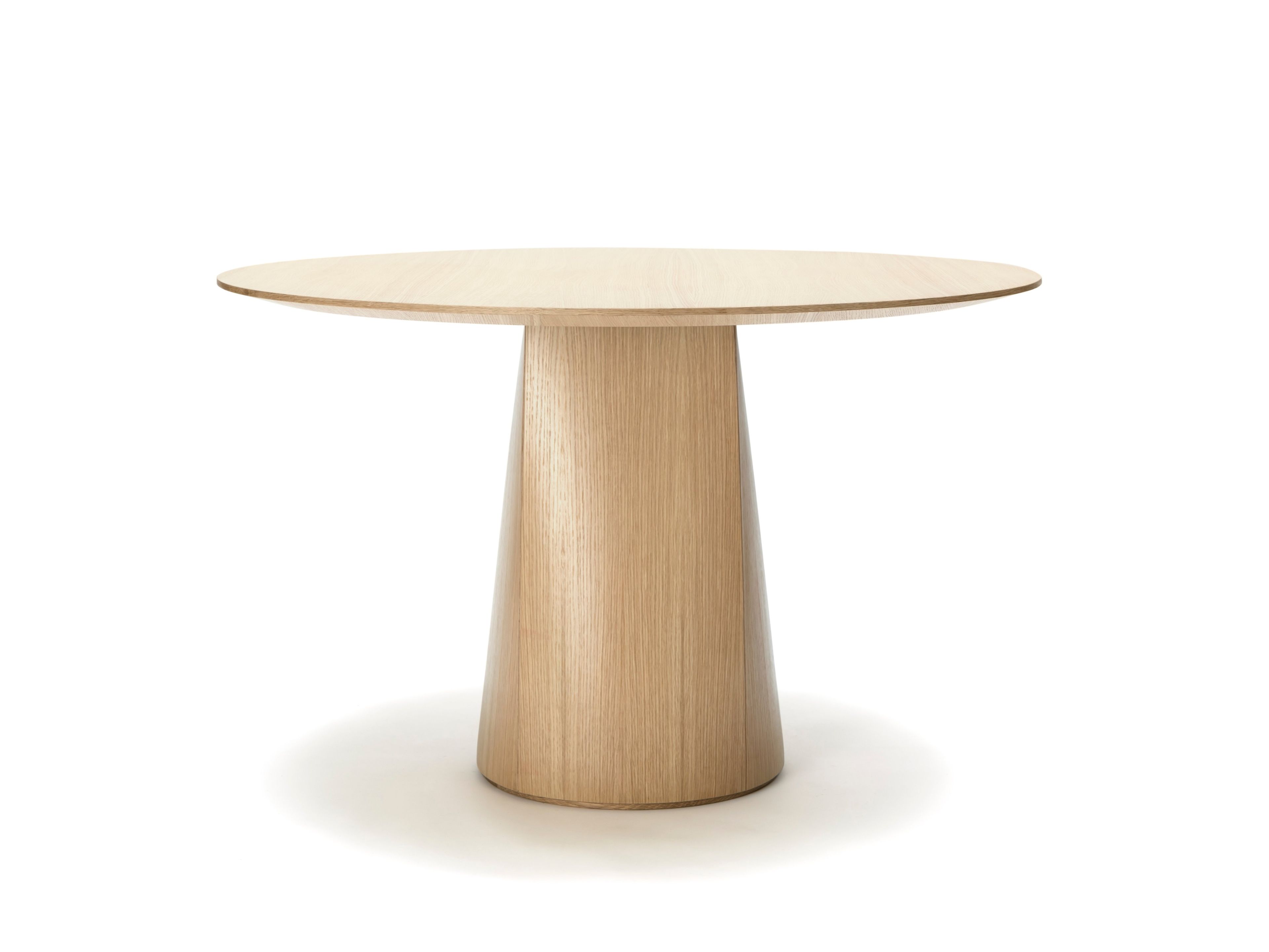 Round wood veneer table INGE By Feelgood Designs design Allan Nøddebo