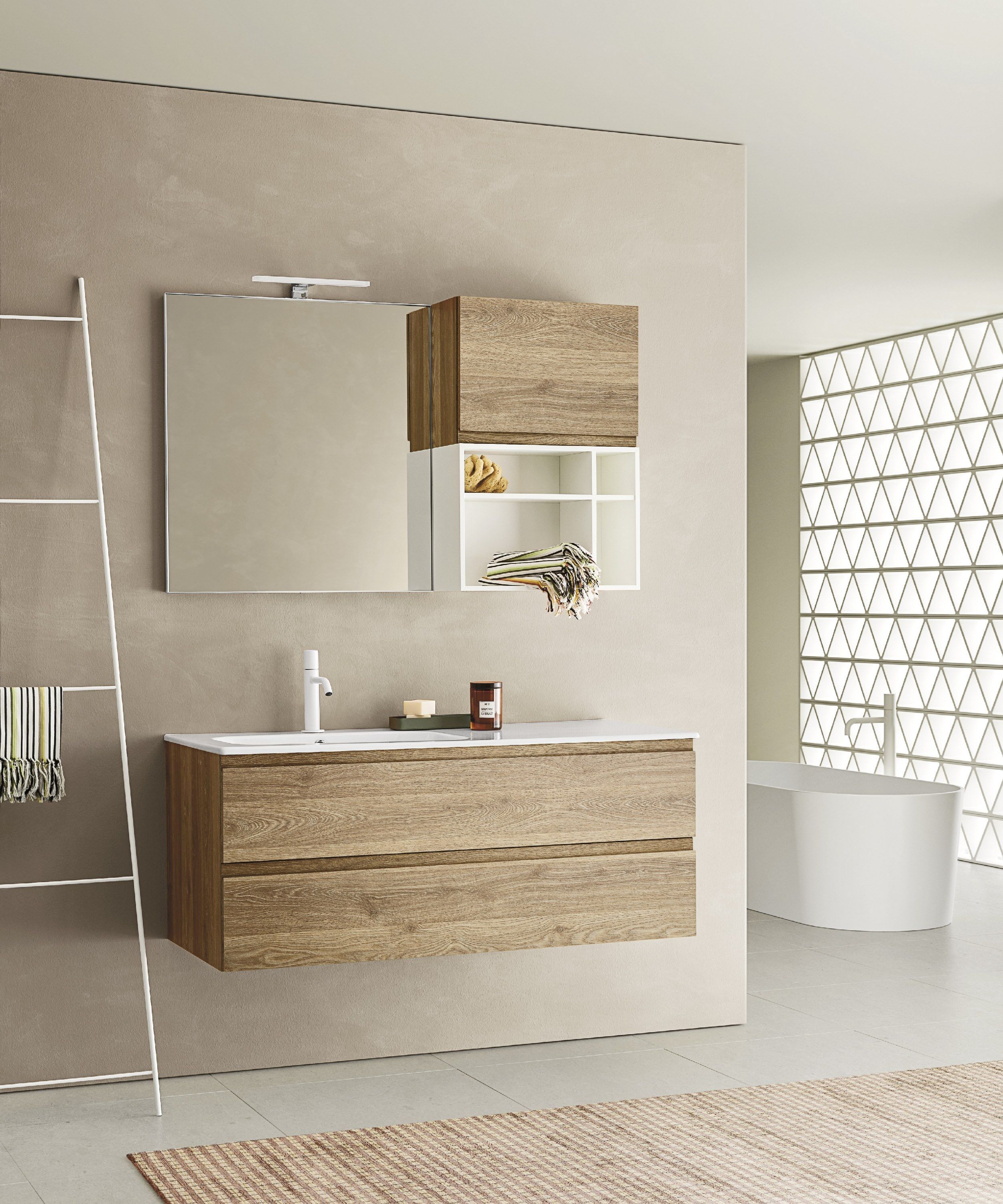 Arredo bagno completo INKA J 23 Collezione Inka + Inka J By Arbi Arredobagno