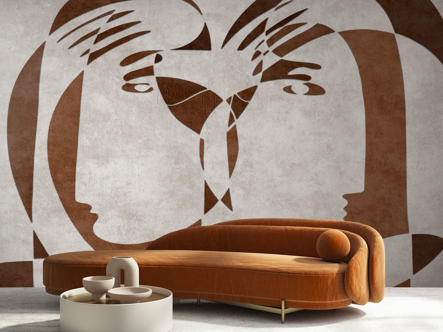 Plaster backing wallpaper INNERLINE IL105 By Affreschi & Affreschi ...