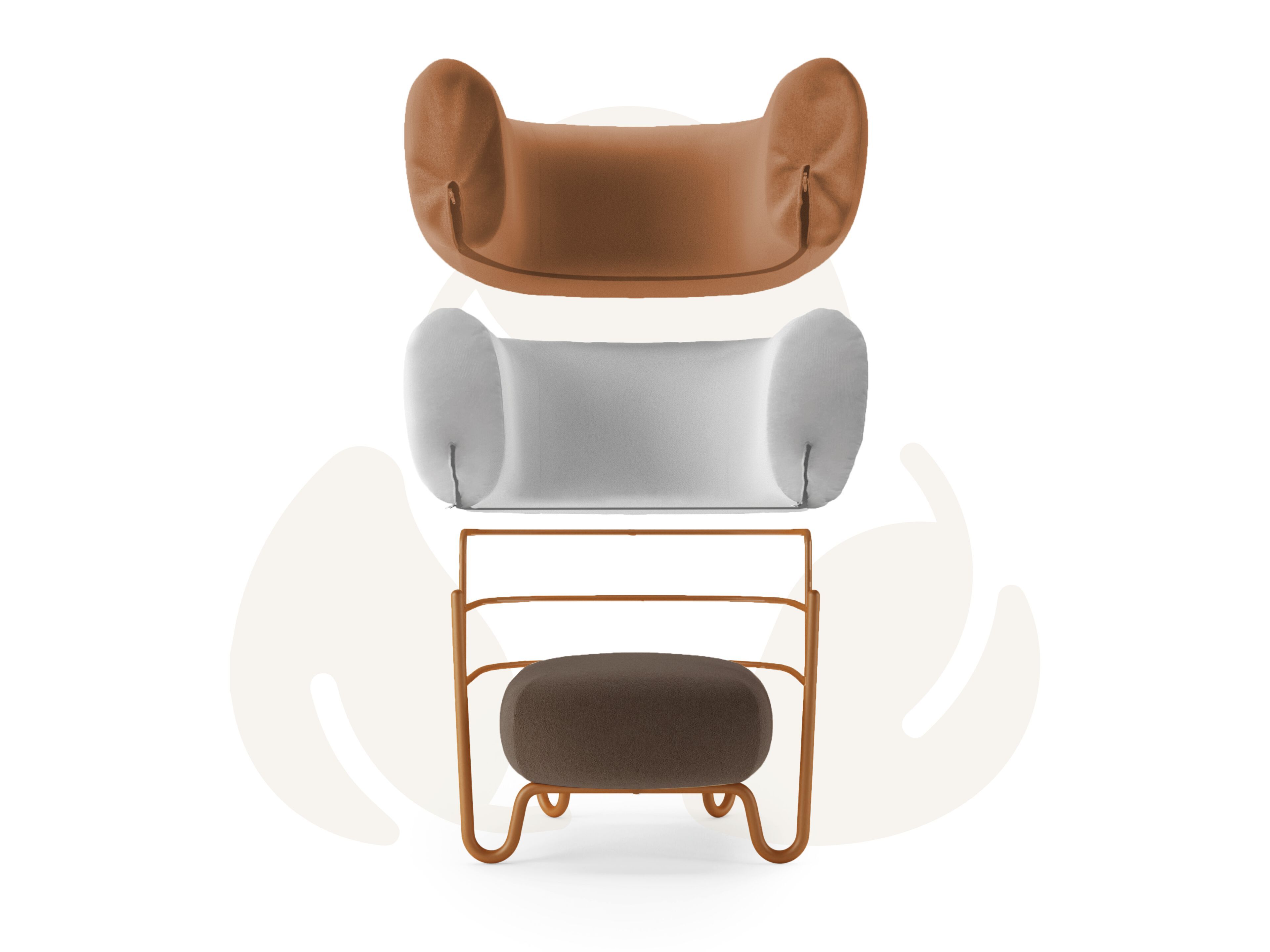 CRABBY Easy chair By Innova Imbottiti