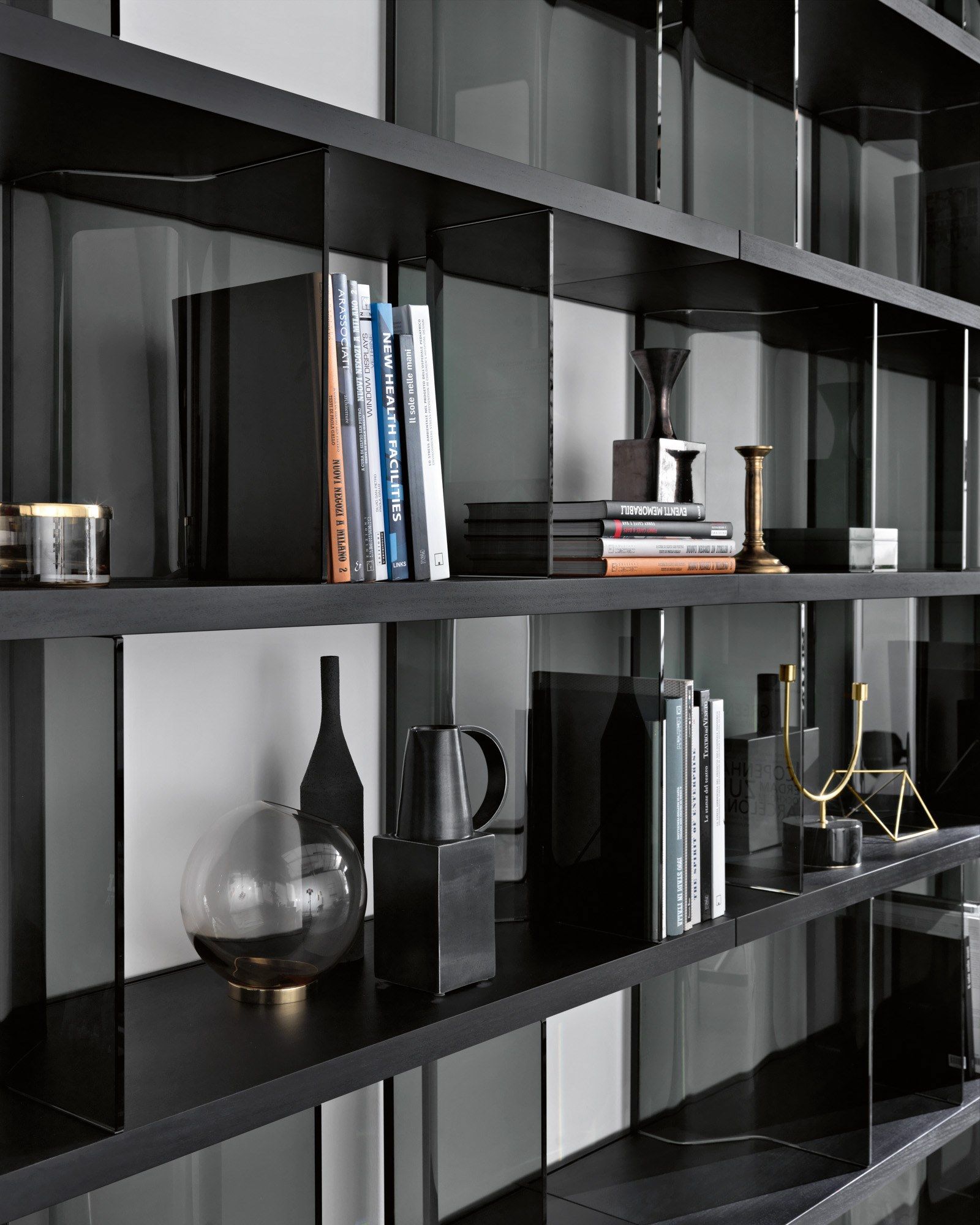 INORI Bookcase By Fiam Italia | design Setsu & Shinobu Ito