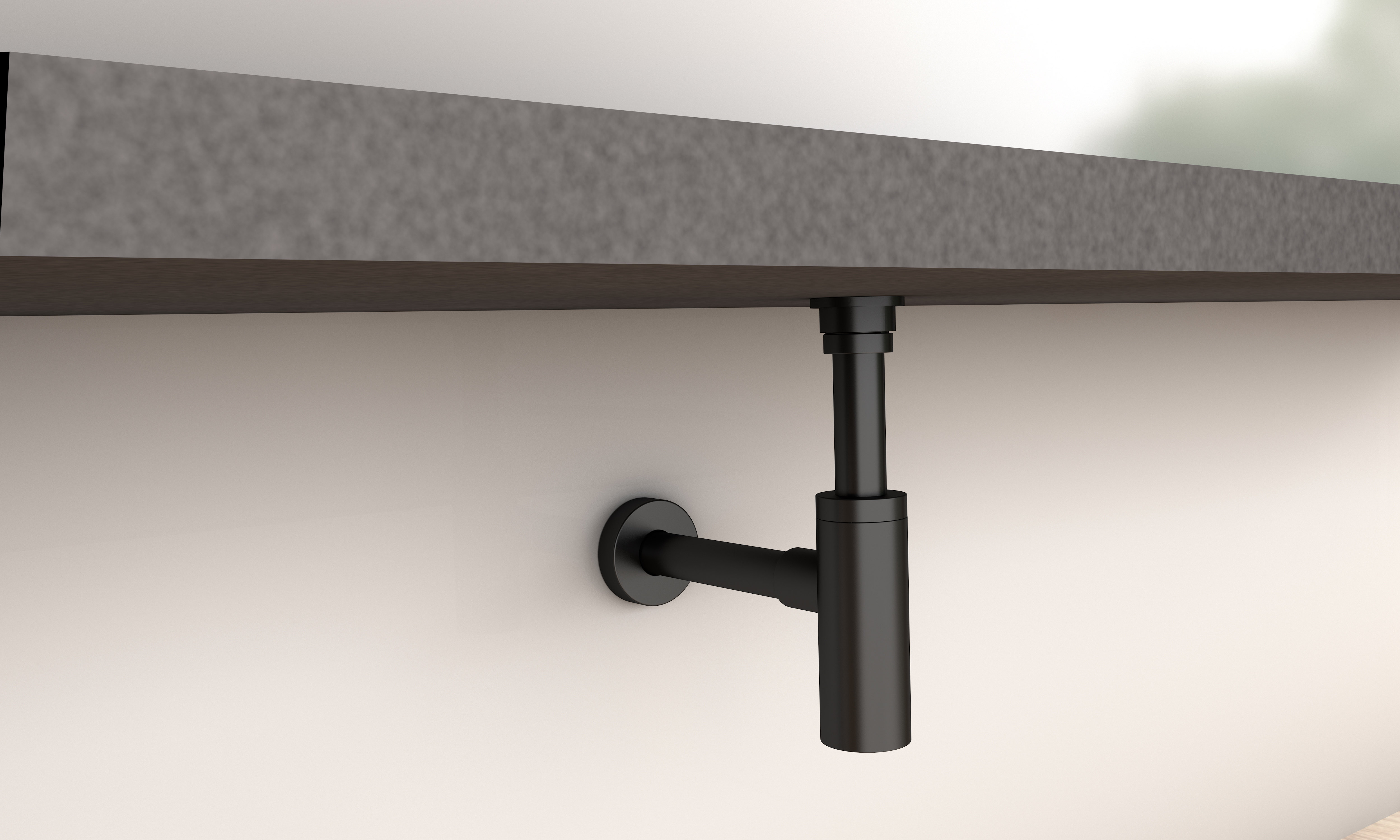 INOX MATER Washbasin stainless steel siphon By Bonomini