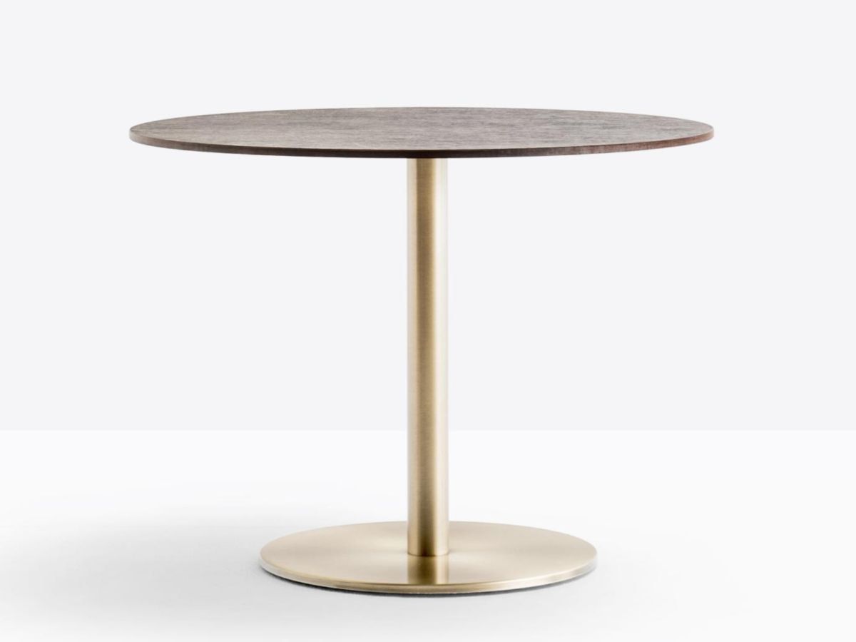 INOX round 4401 H500 Table By Pedrali