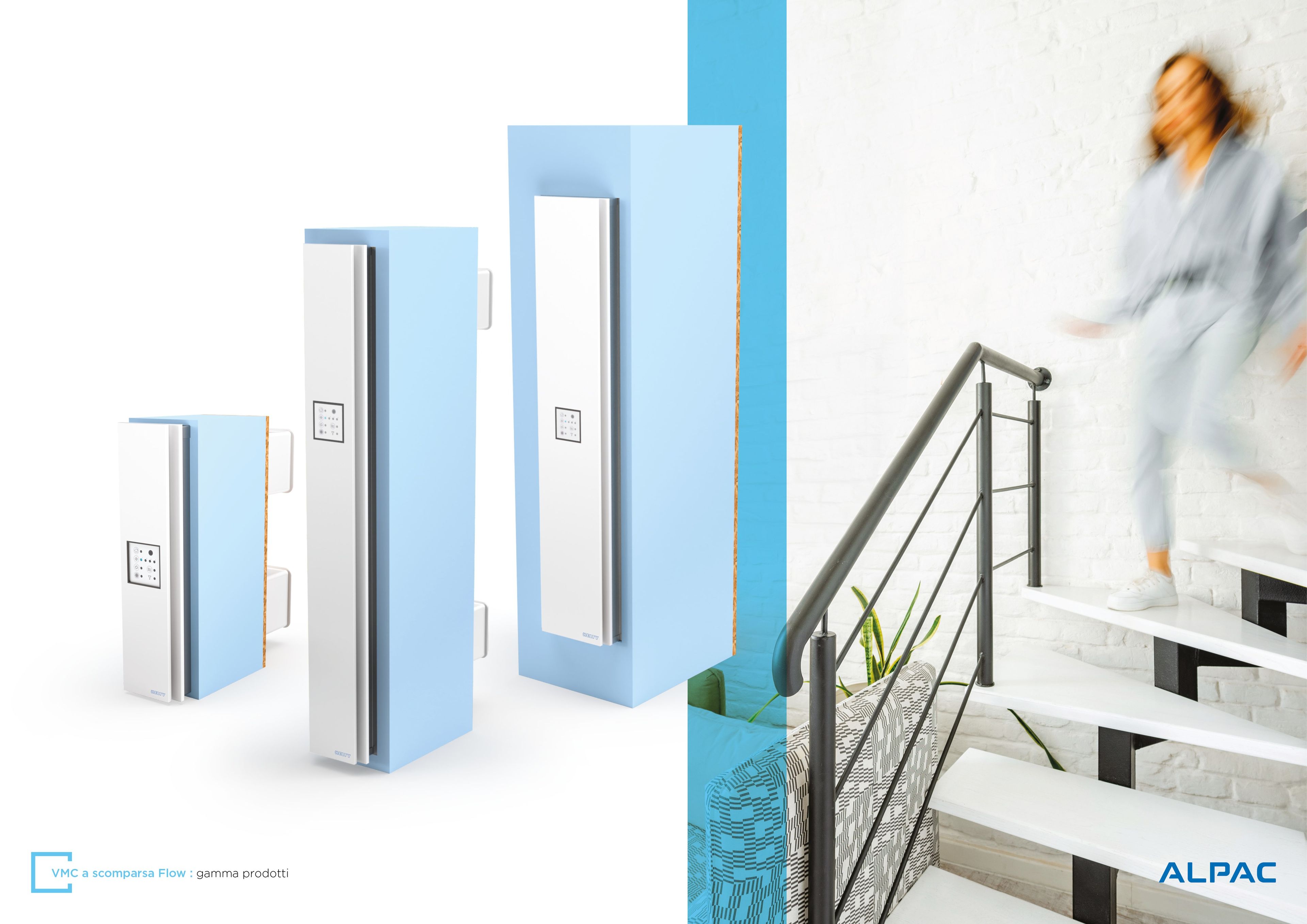 Sistema VMC decentralizzata ad incasso nel muro INSIDE FLOW - Alpac ...