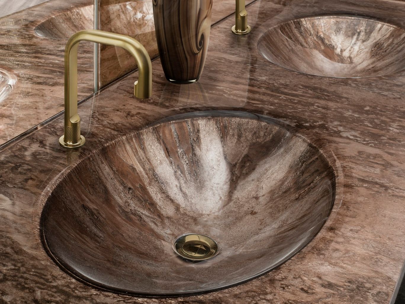 LAVABI INTEGRATI lavabo By Vetrocolor