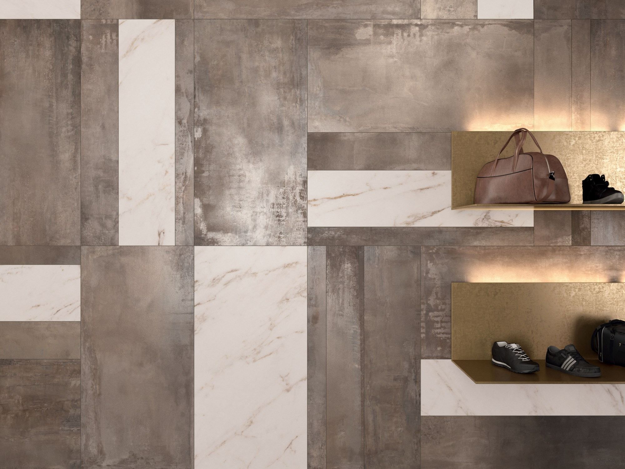 Porcelain stoneware wall/floor tiles INTERNO 9 Interno 9 Collection By ABK