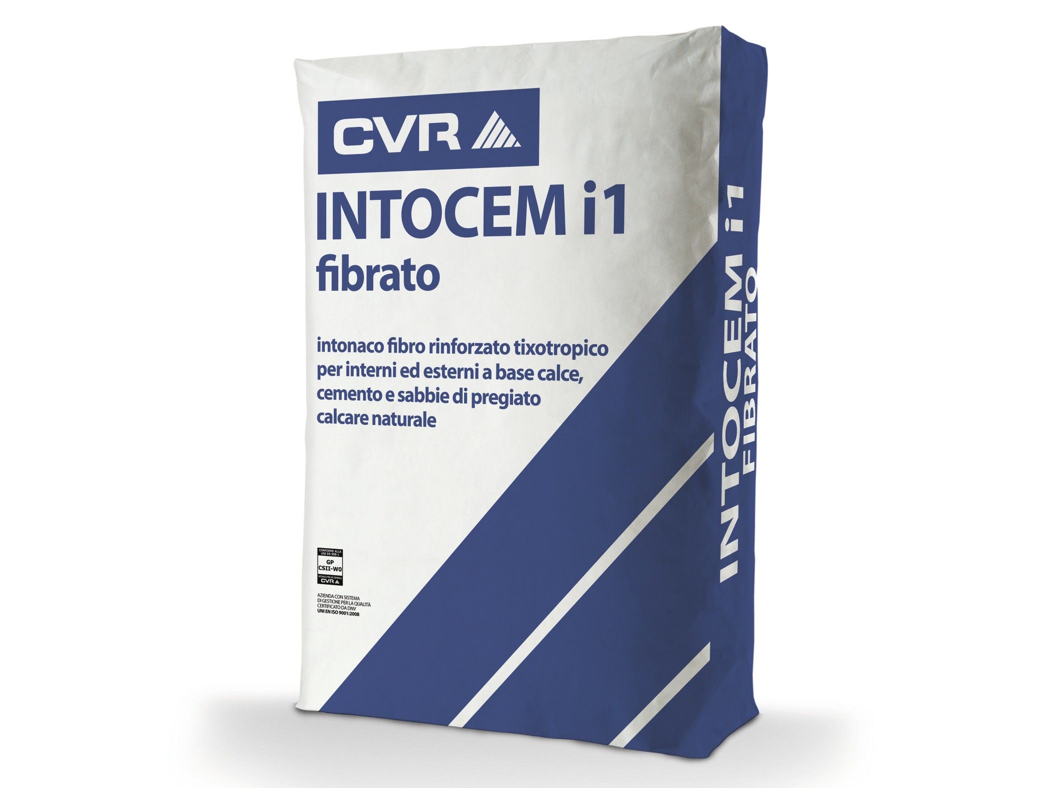 Intonaco fibrorinforzato e speciale INTOCEM i1 FIBRATO By CVR
