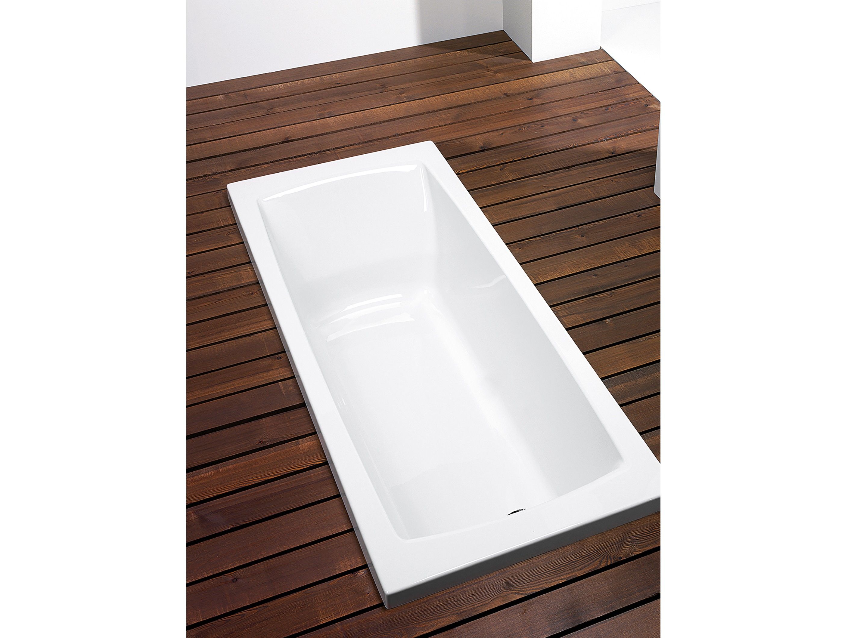 Rectangular built-in bathtub INTRO Imagine Collection By Hidrobox