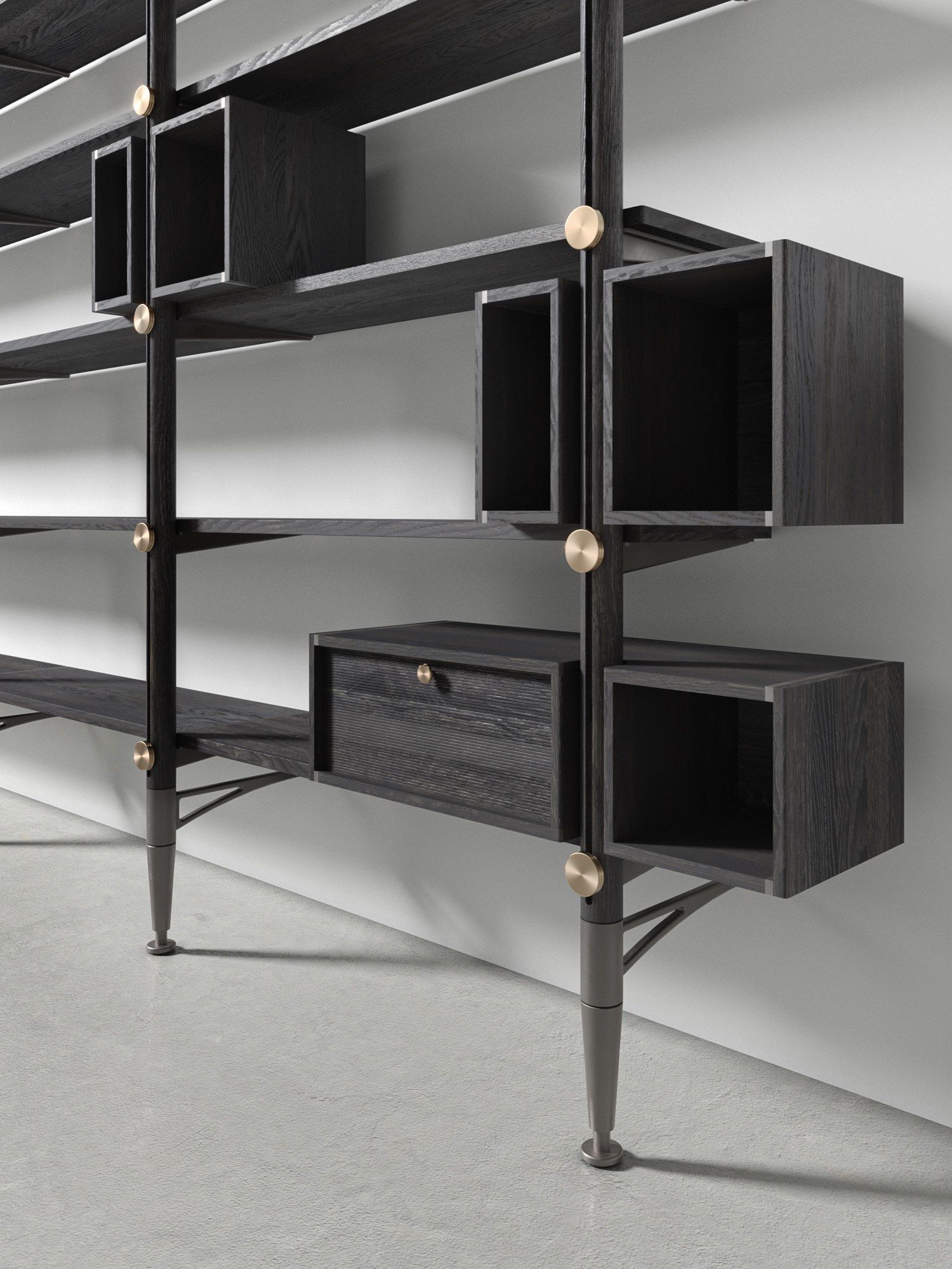 INUMBRA | Wall-mounted bookcase By District Eight