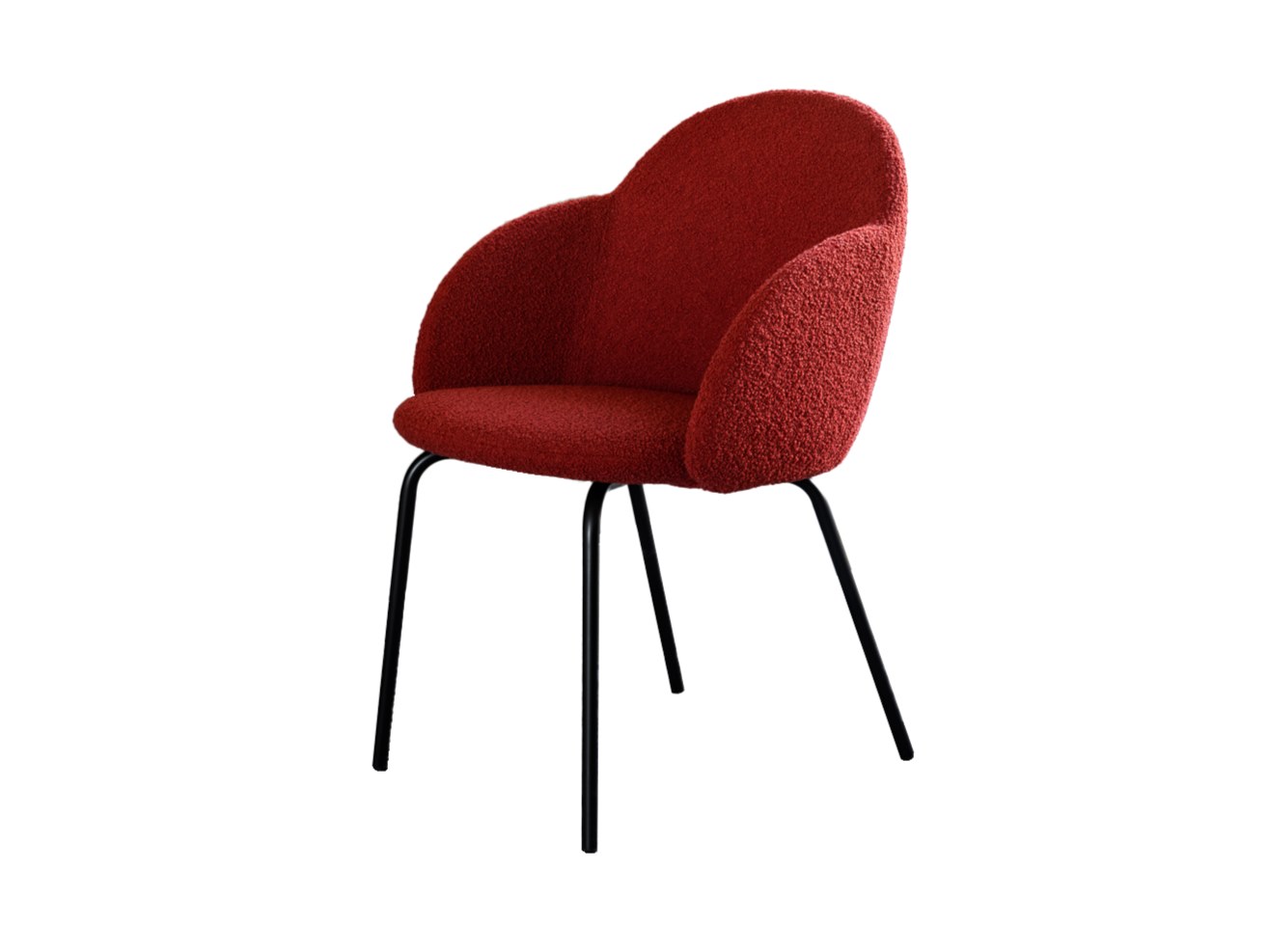 IOLA Upholstered chair with armrests By Miniforms | design E-ggs