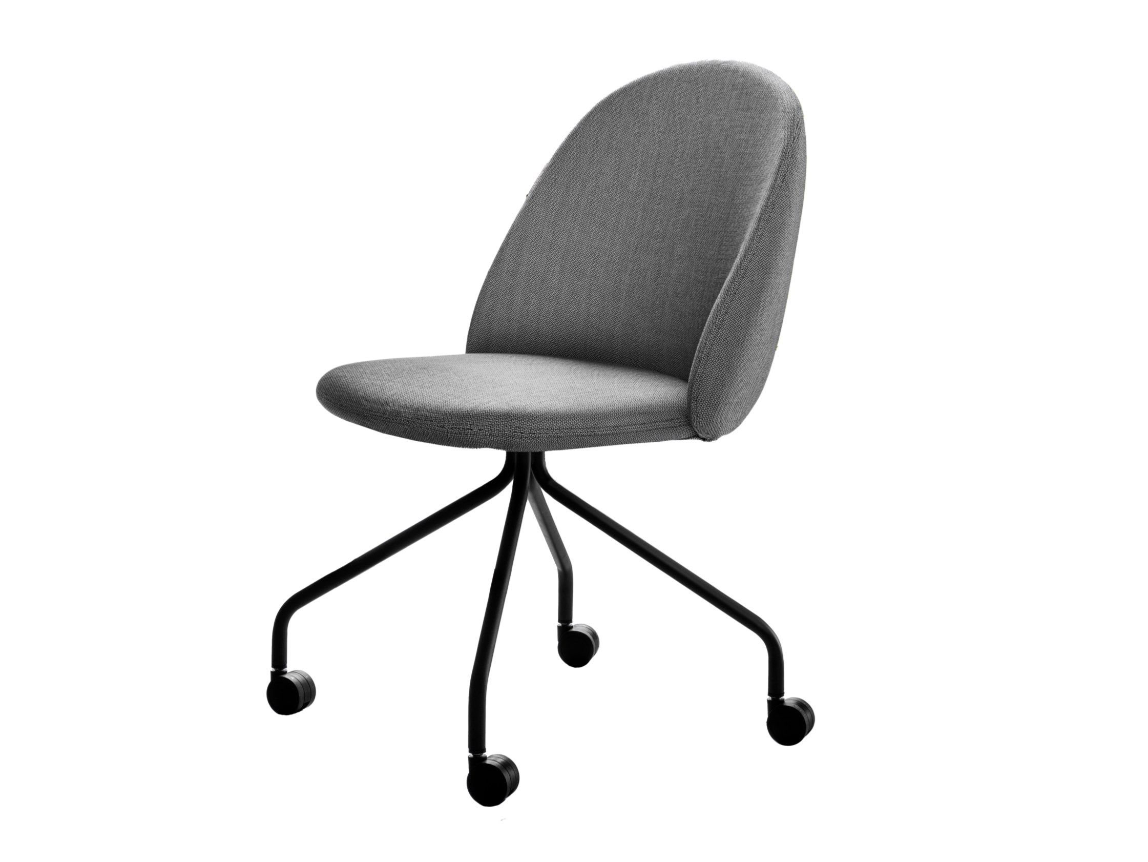 IOLA Upholstered chair with castors By Miniforms | design E-ggs