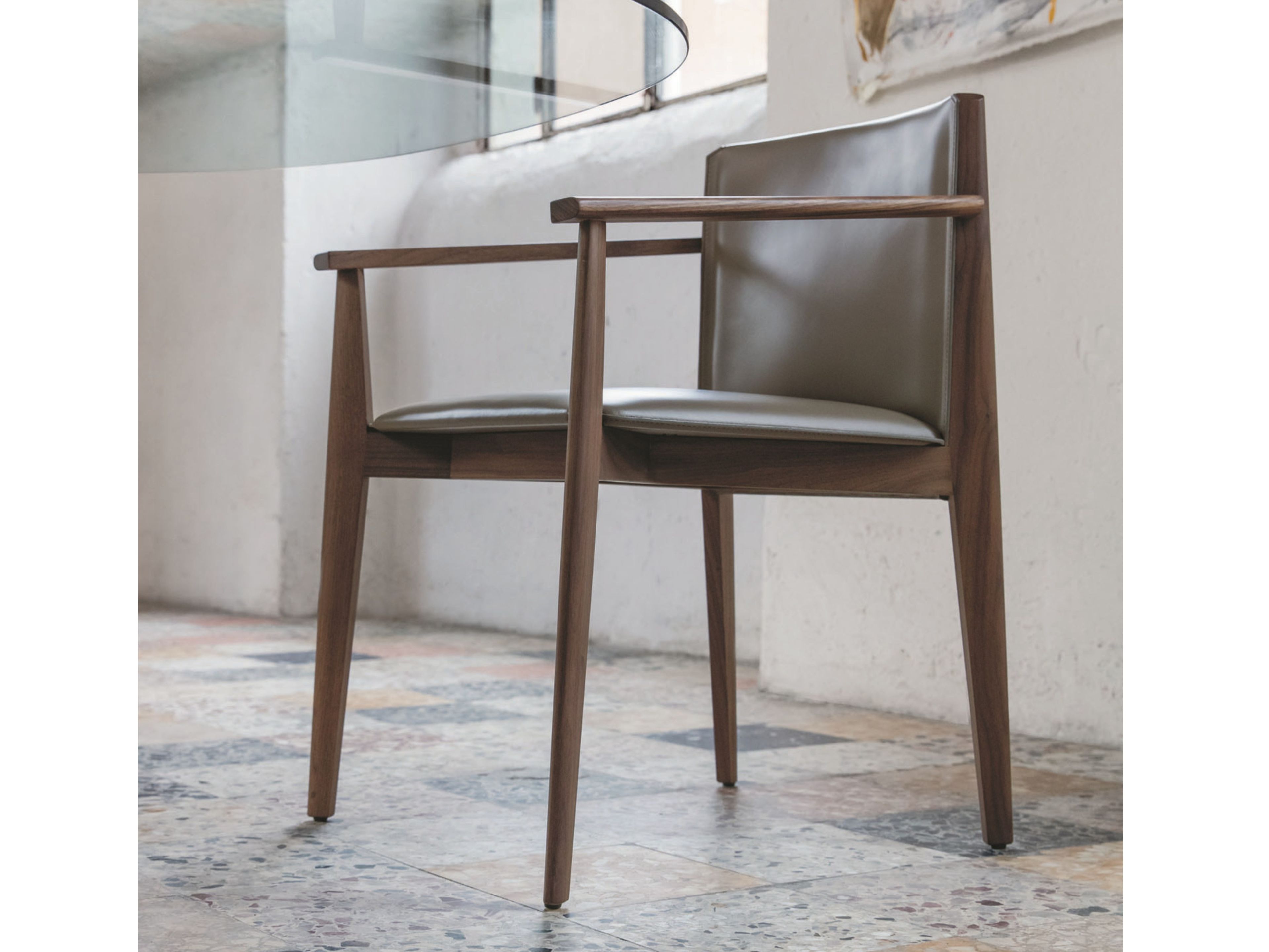 IONIS | Chair with armrests By Porada design Gabriele & Oscar Buratti