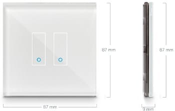 Smart switch with integrated Wi-Fi IOTTY SMART SWITCH LSWE By iotty