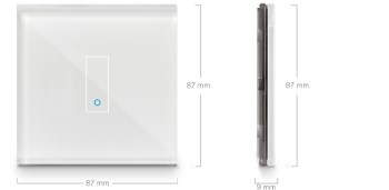 Smart switch with integrated Wi-Fi IOTTY SMART SWITCH LSWE By iotty