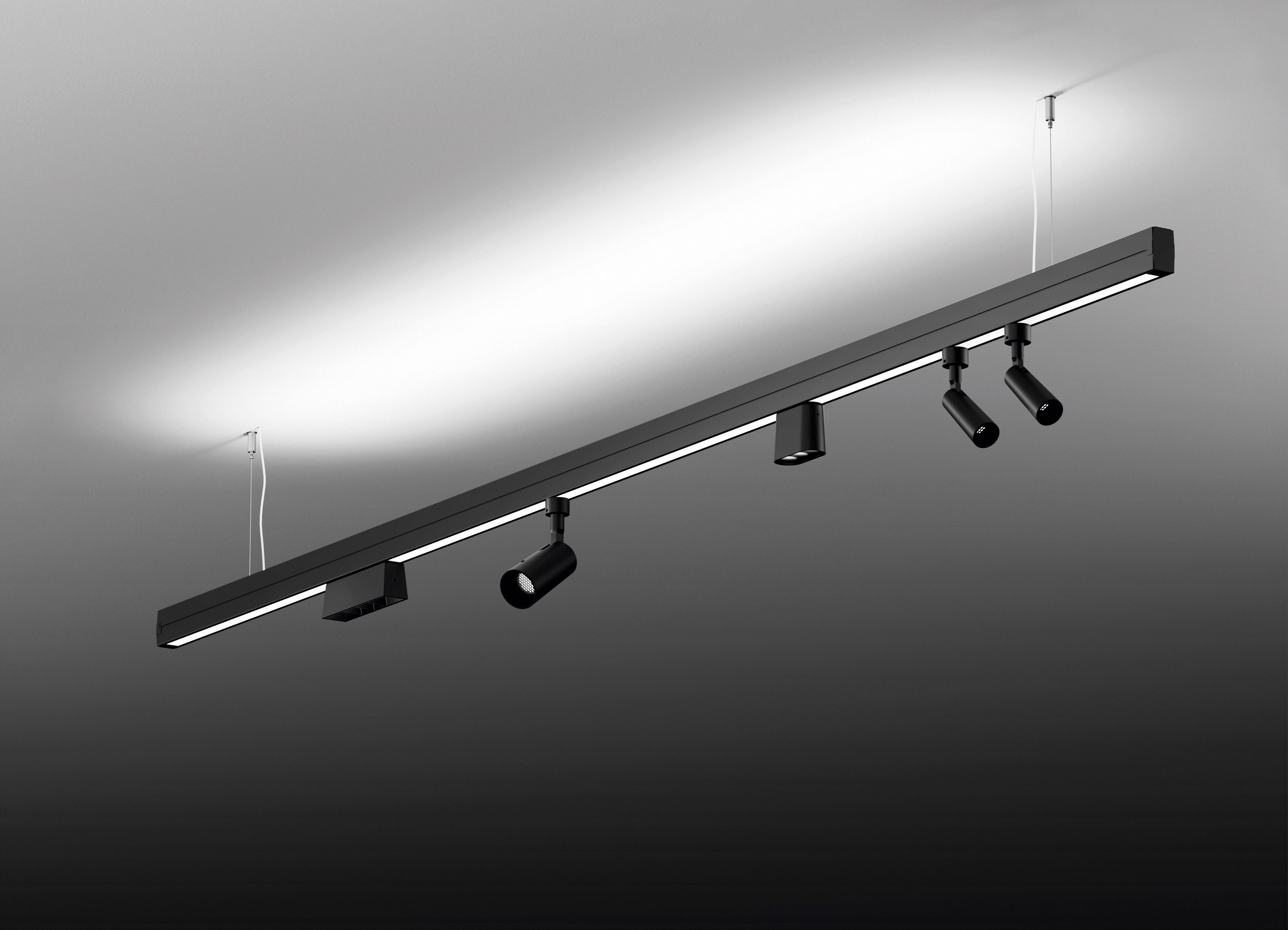IP SYSTEM® IP54 dual power linear light system By SIMES