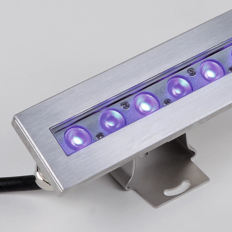 IP68 WALLWASHER 6X 2 WATT TRILED RGB Underwater lamp By PROLED