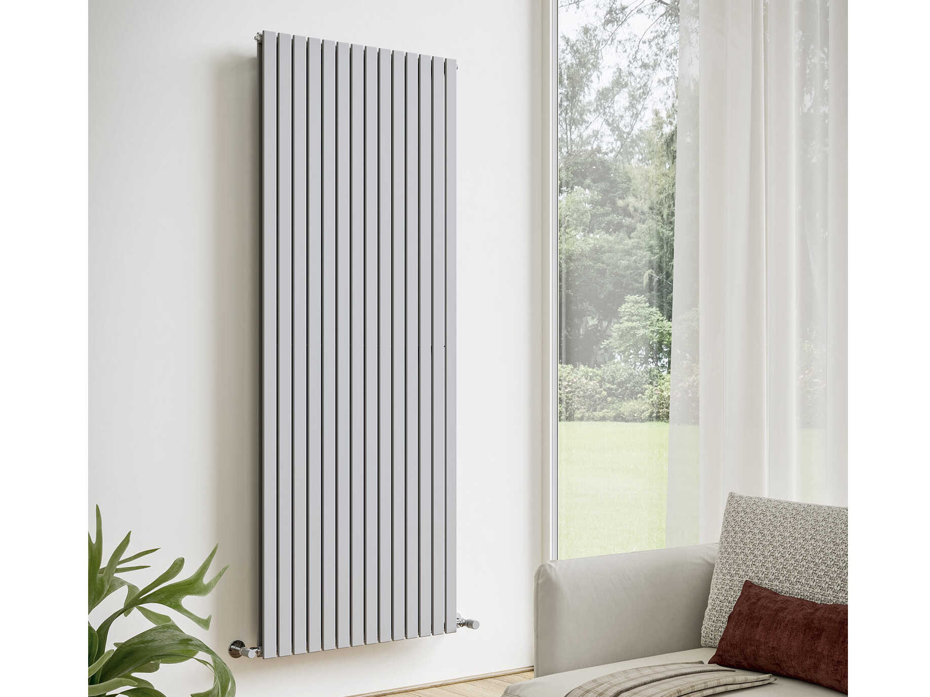 PIANO 2 VERTICAL Steel decorative radiator By IRSAP
