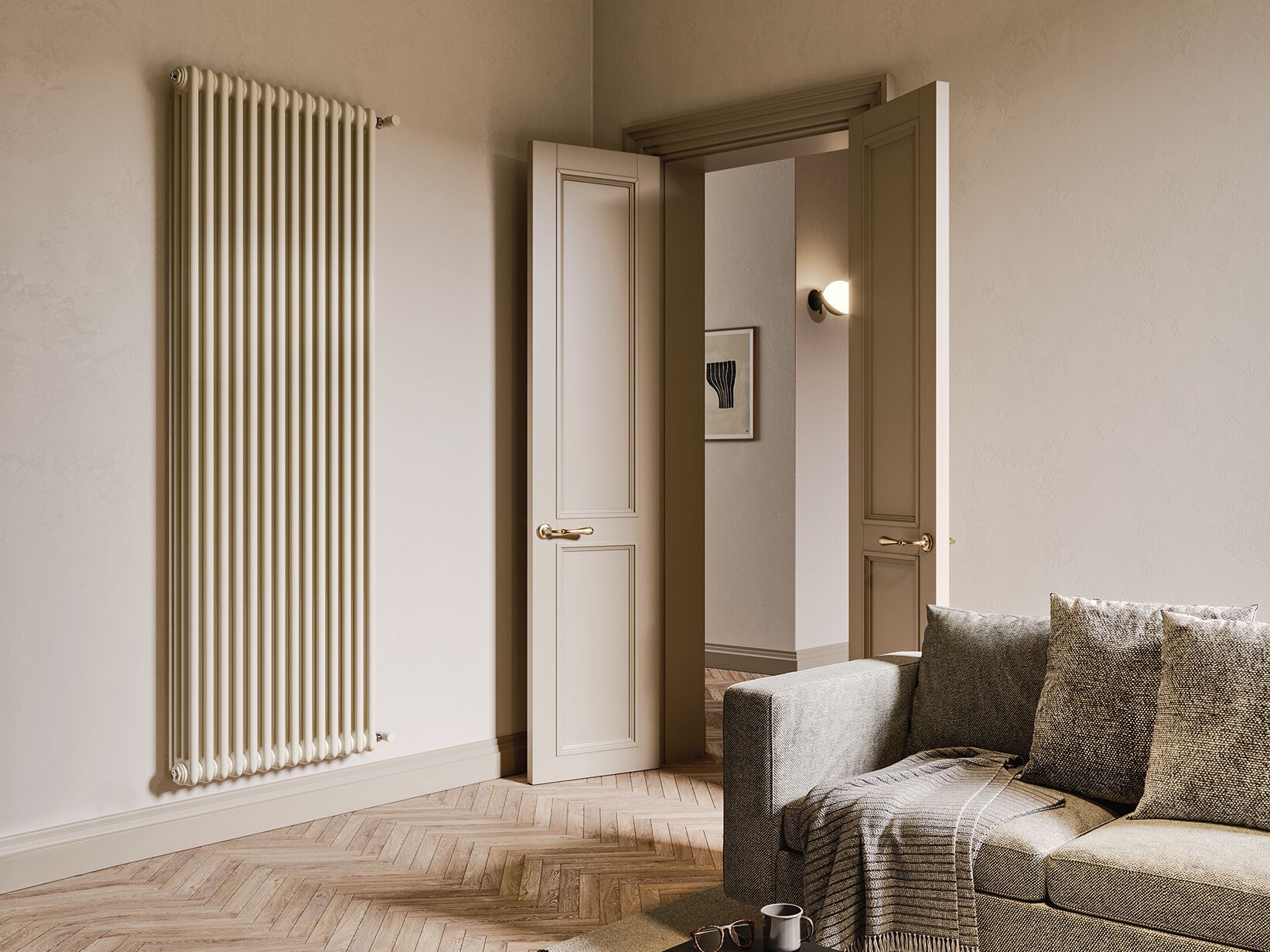 TESI 3 Radiatore tubolare a 3 colonne in acciaio By IRSAP