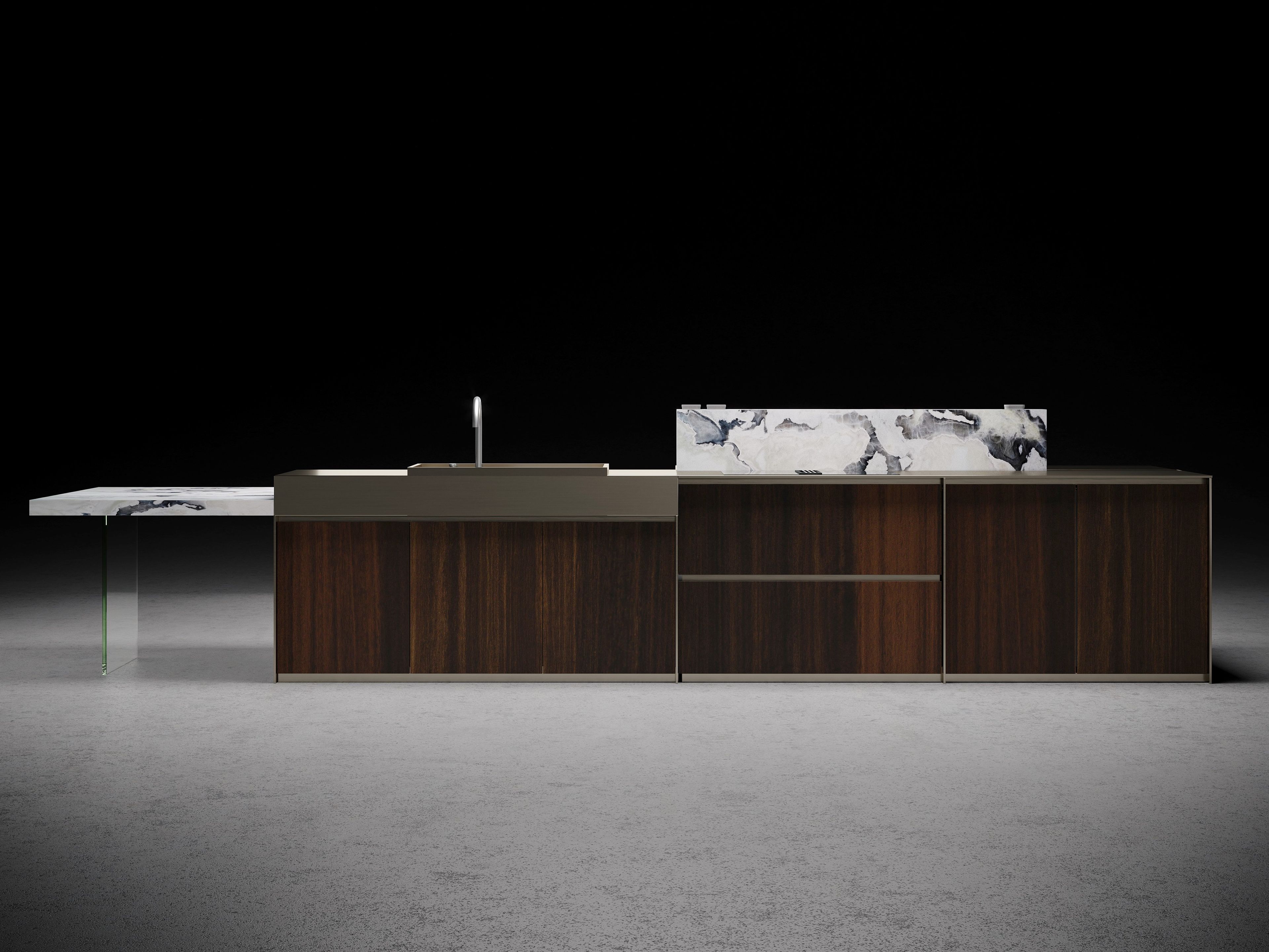 ISØLA - IBIZA Custom kitchen with island By Rossana | design Carlo Colombo