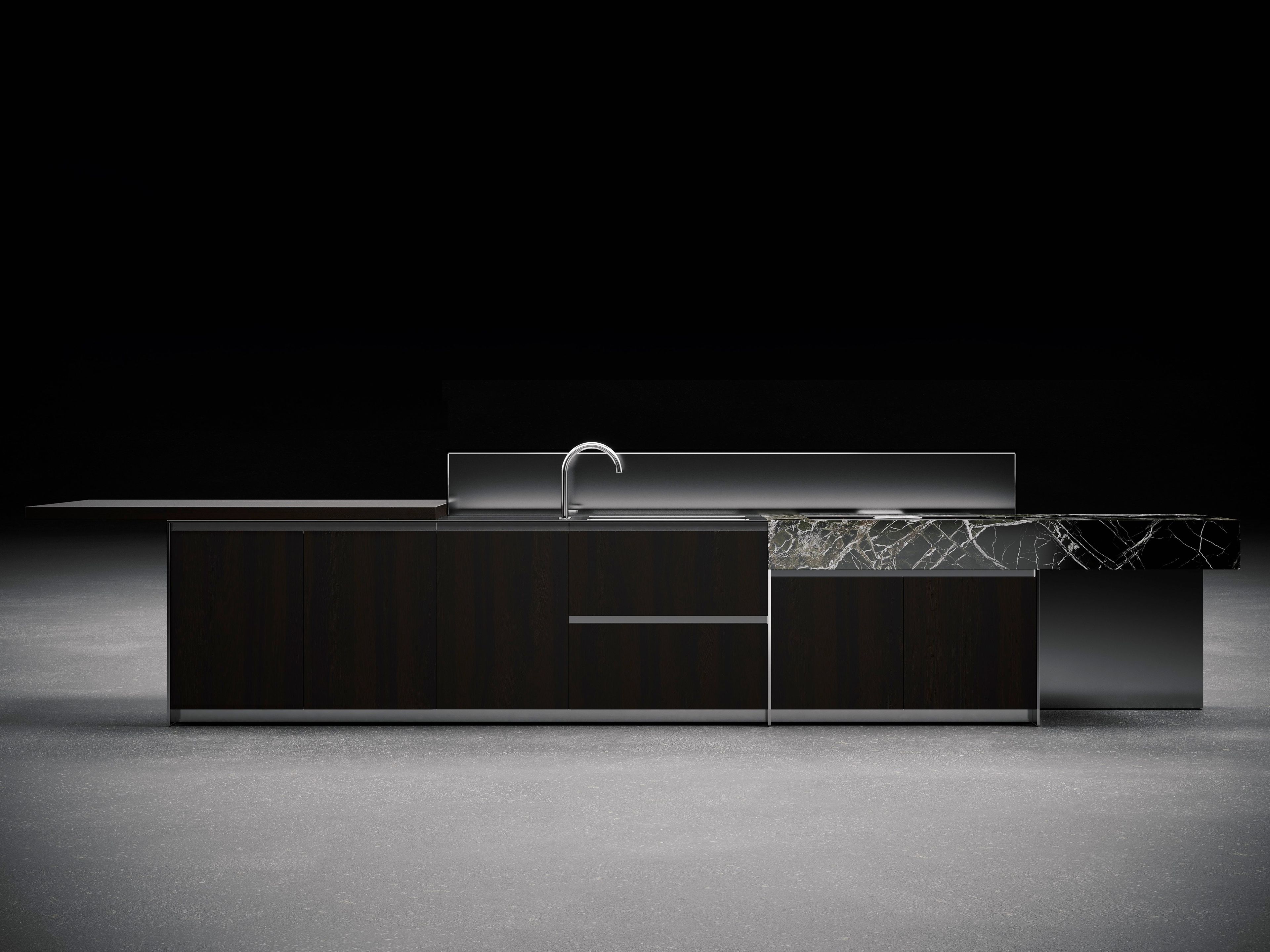 ISØLA - MILANO Custom kitchen with island By Rossana | design Carlo Colombo