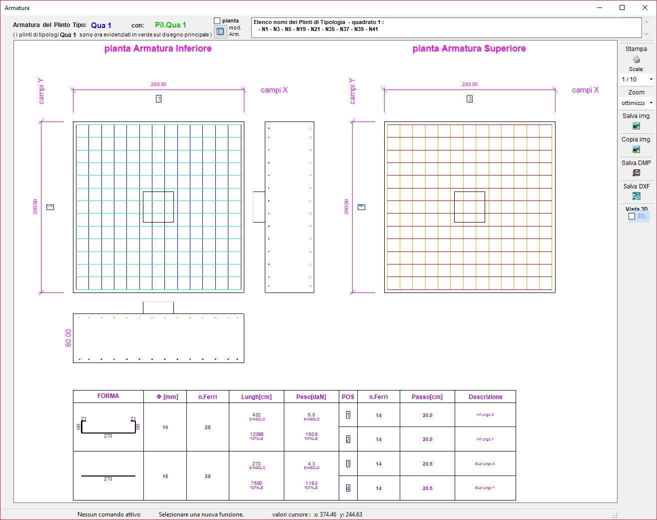 Calcul de fondation (semelle, radier, poutre continue) IS PLINTI By CDM ...