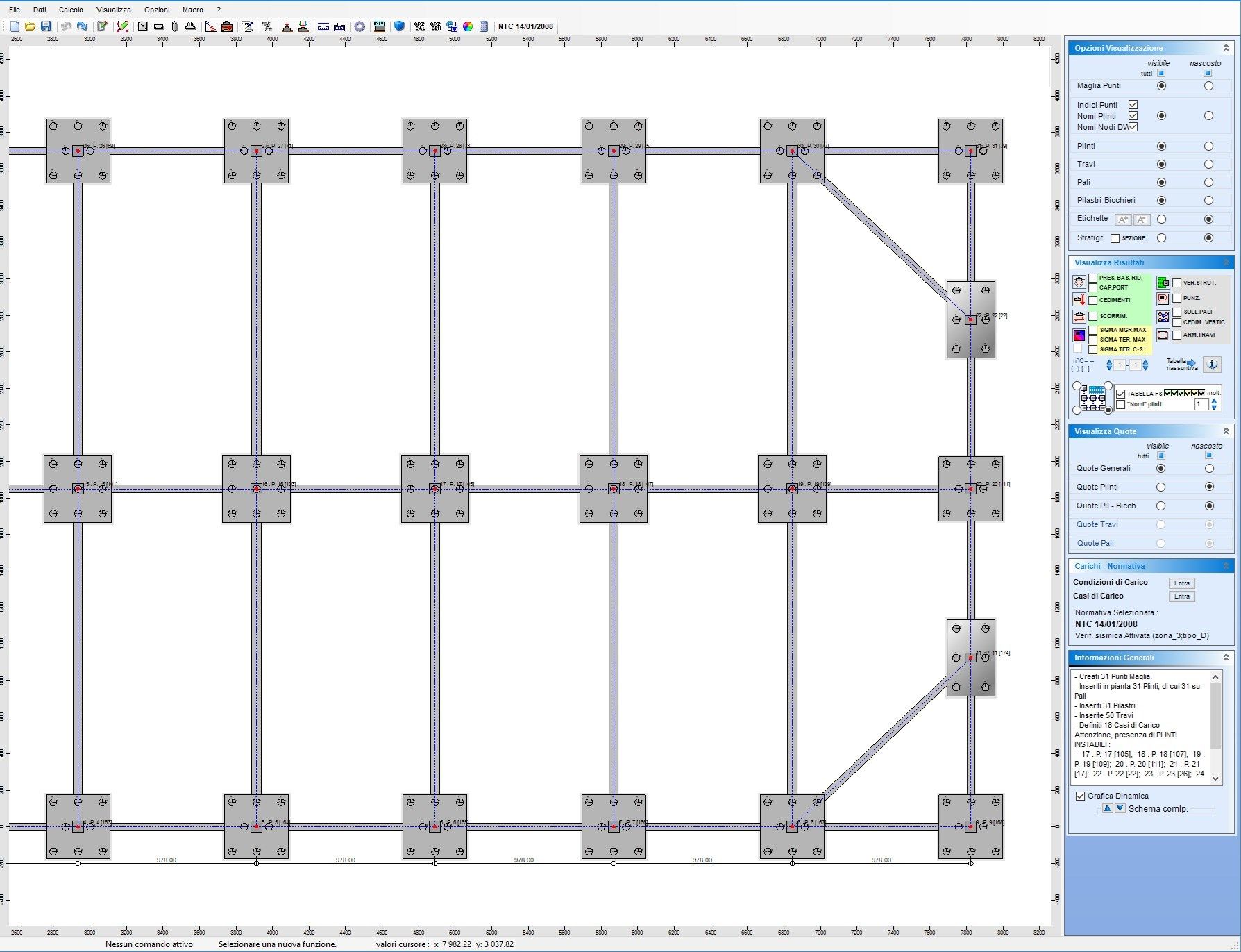 Calcul de fondation (semelle, radier, poutre continue) IS PLINTI By CDM ...