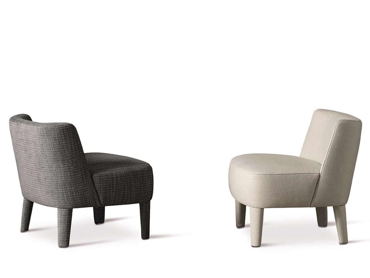 ISABELLE Fabric easy chair with removable cover By Meridiani | design ...
