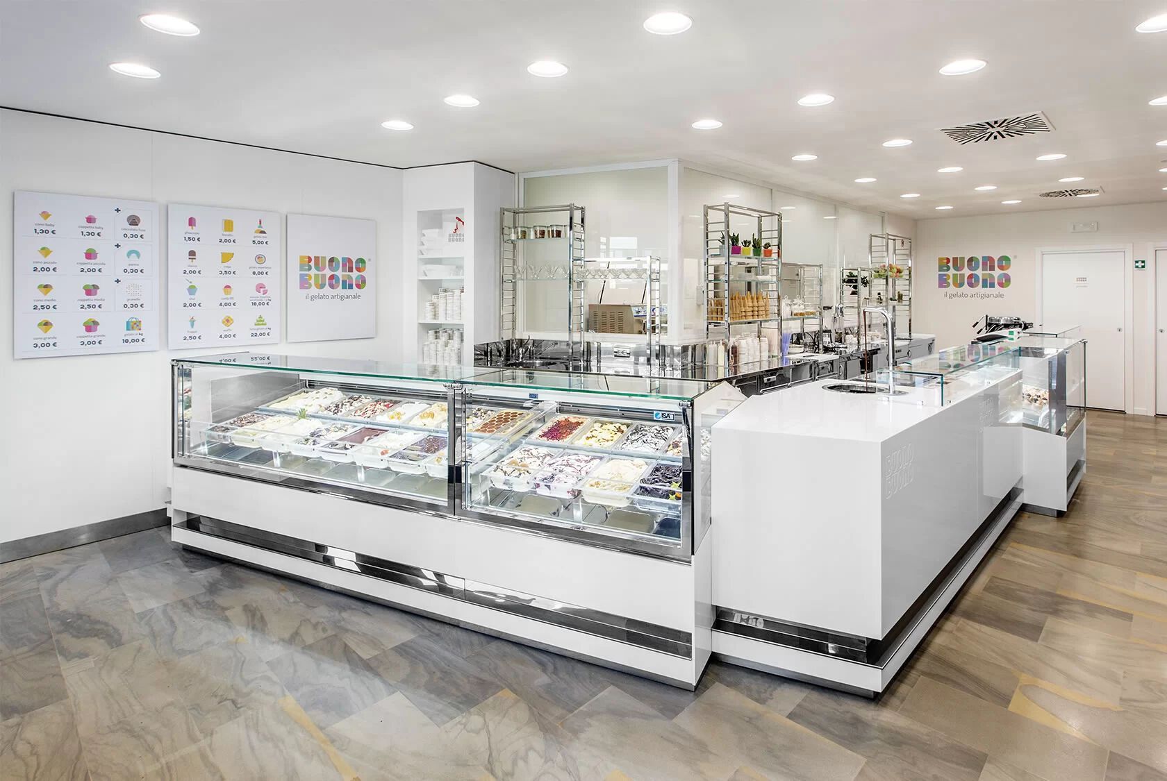 3D SHOW | Ice cream Refrigerated display cabinet Counter ice cream ...