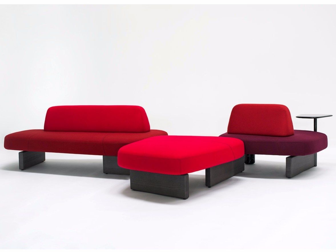 Sectional upholstered sofa ISCHIA By Tacchini design PearsonLloyd