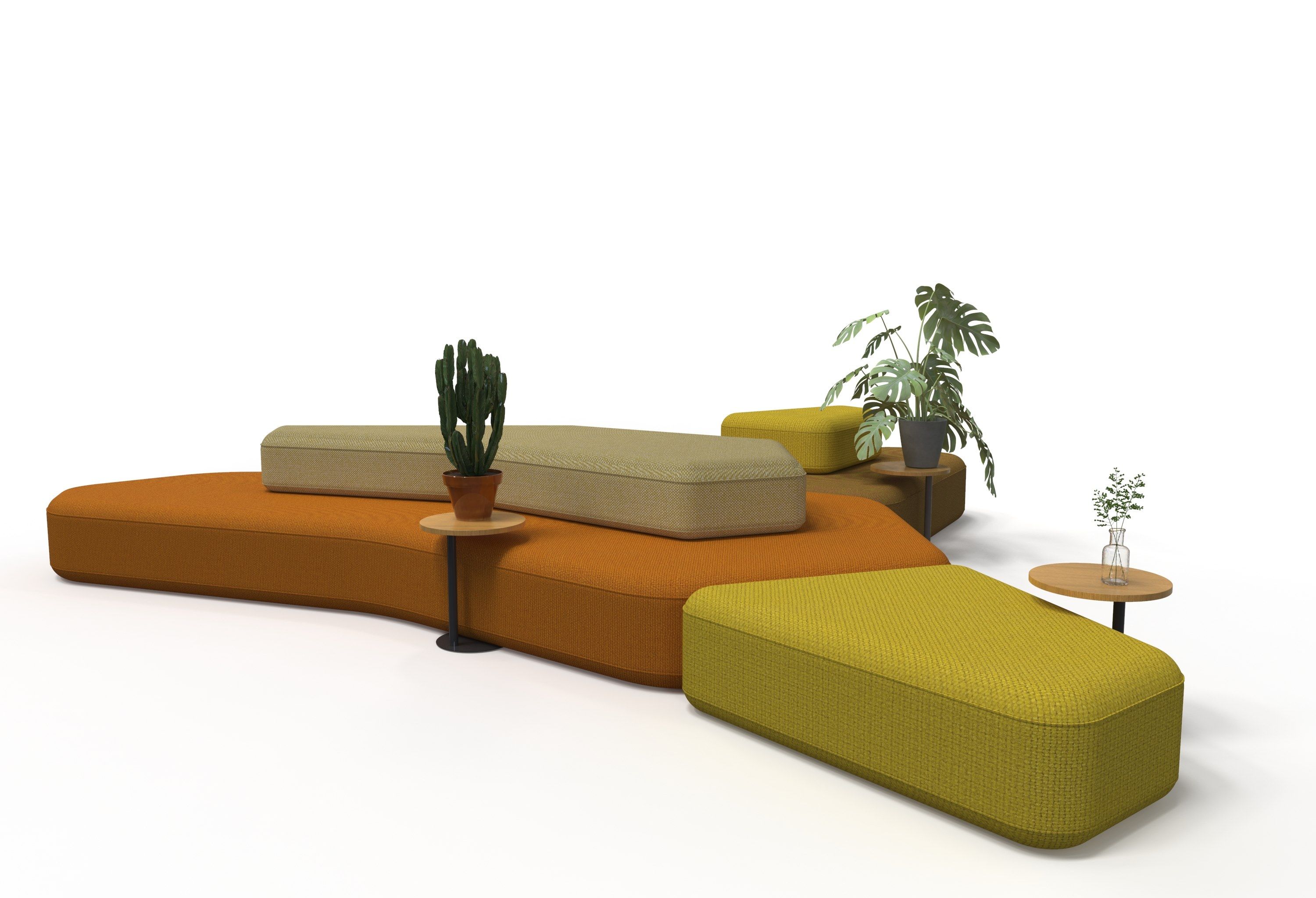 ISLAND SOFA Modular sectional fabric sofa By Addon Furniture | design ...